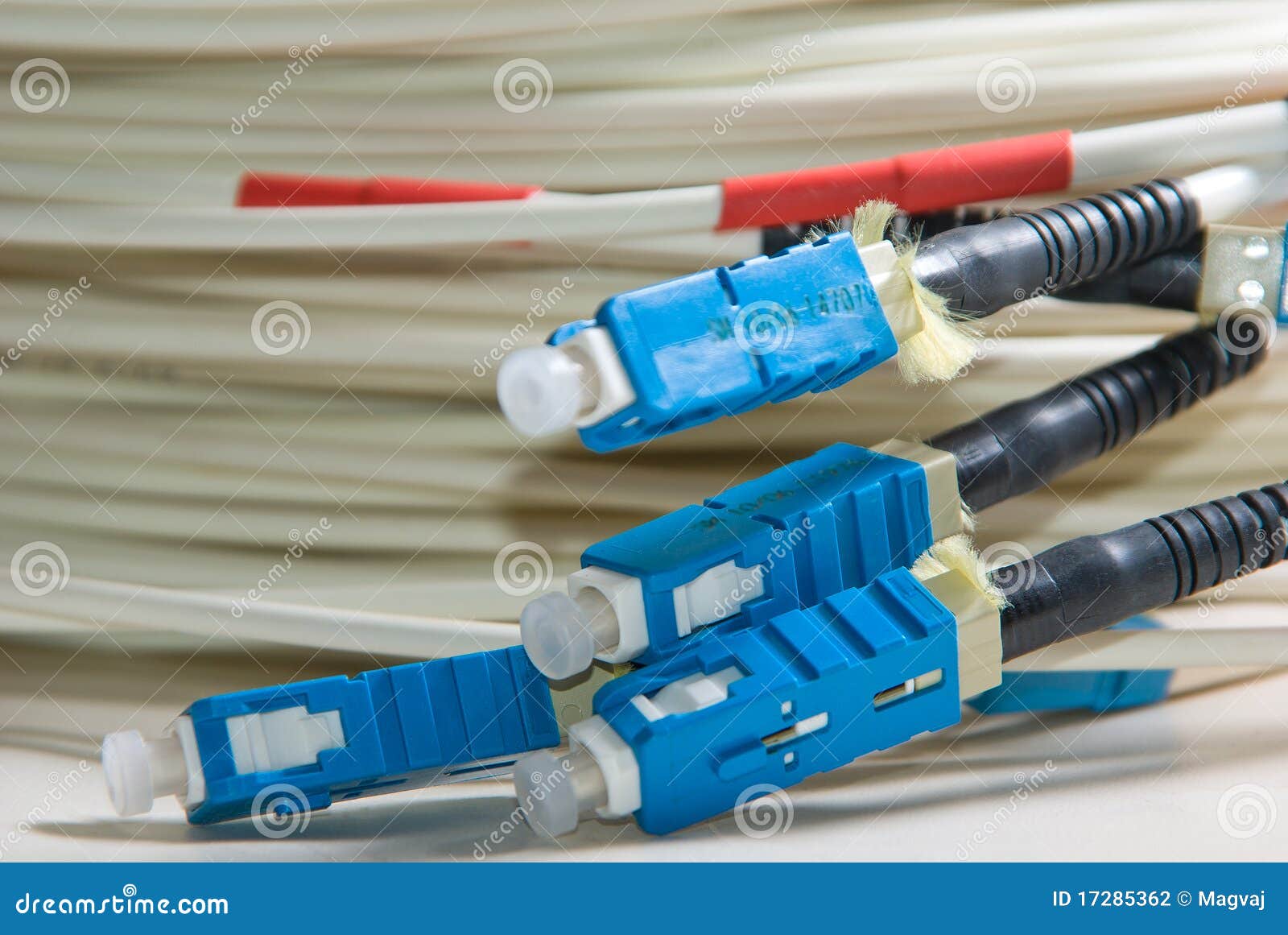 Optical Fibre Patch Cord stock photo. Image of computing - 17285362