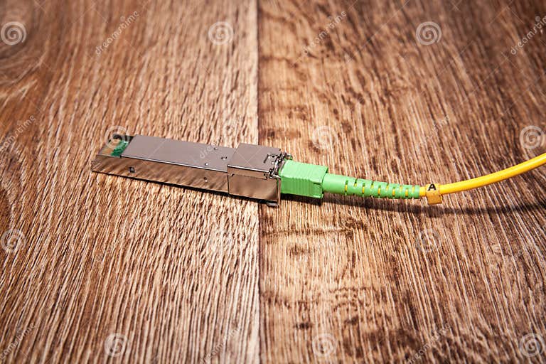 Optical Gigabit SFP Module for Network Stock Photo - Image of computer ...