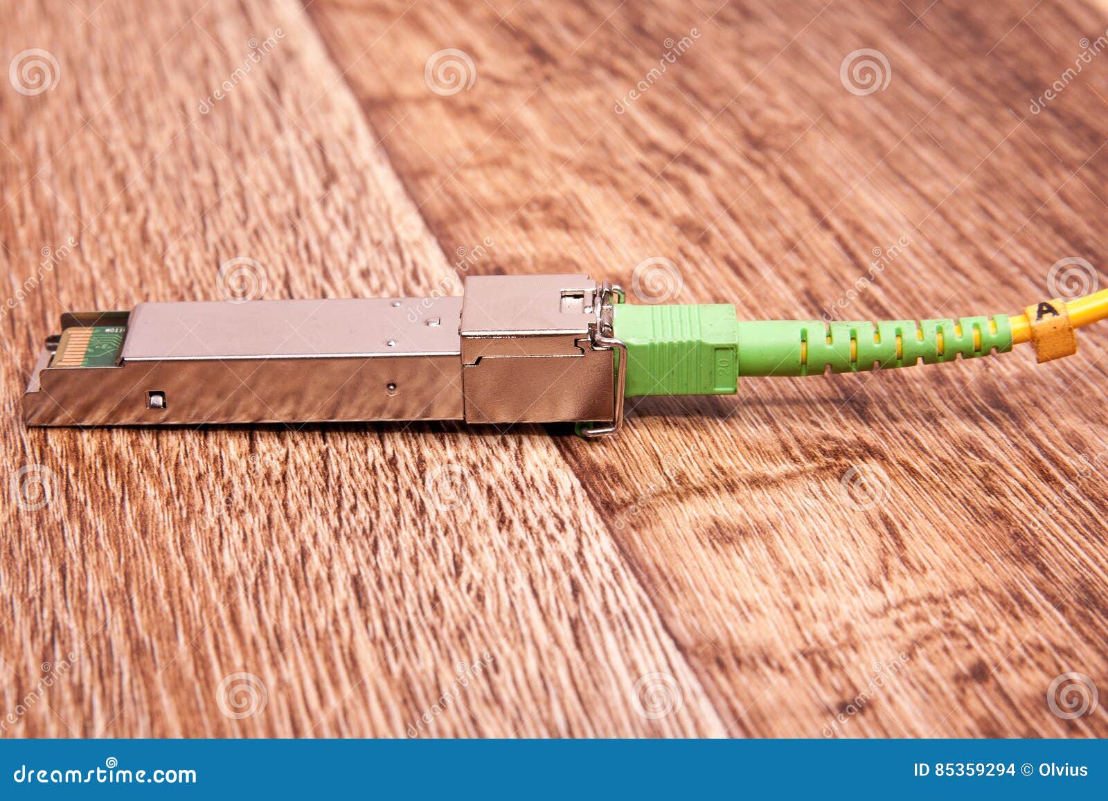 Optical Gigabit SFP Module for Network Stock Photo - Image of global ...