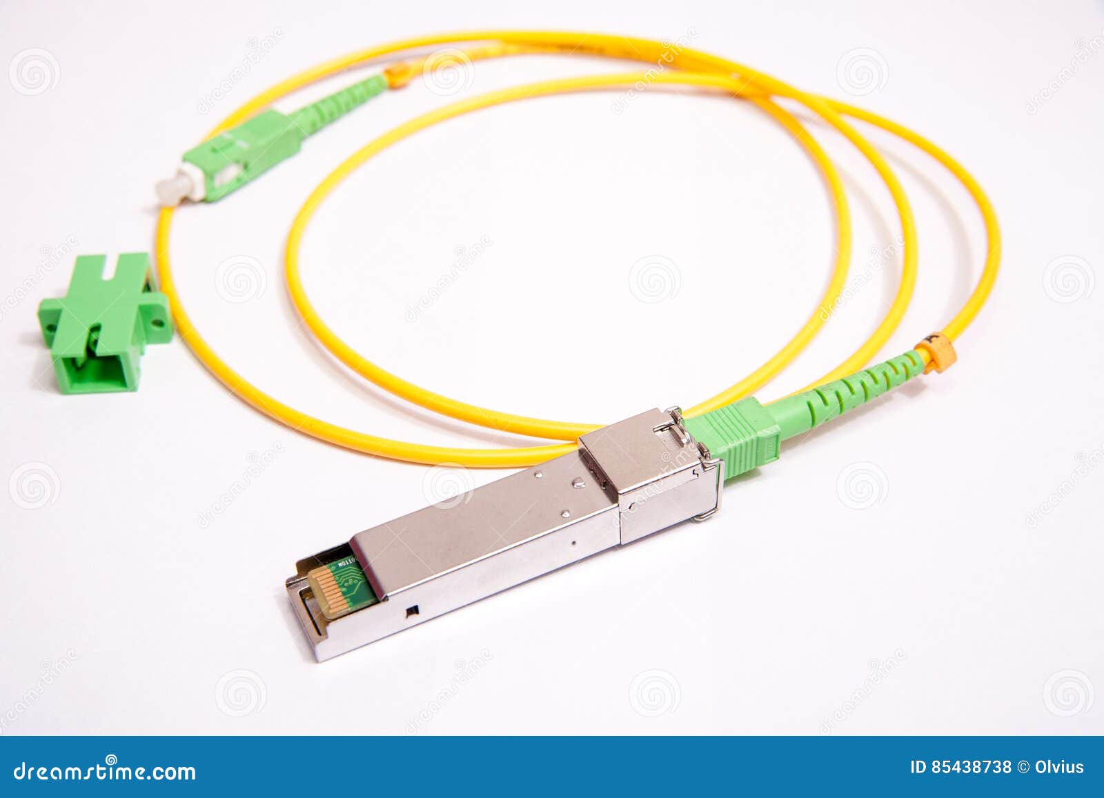 Optical Gigabit SFP Module for Network Stock Photo - Image of ...