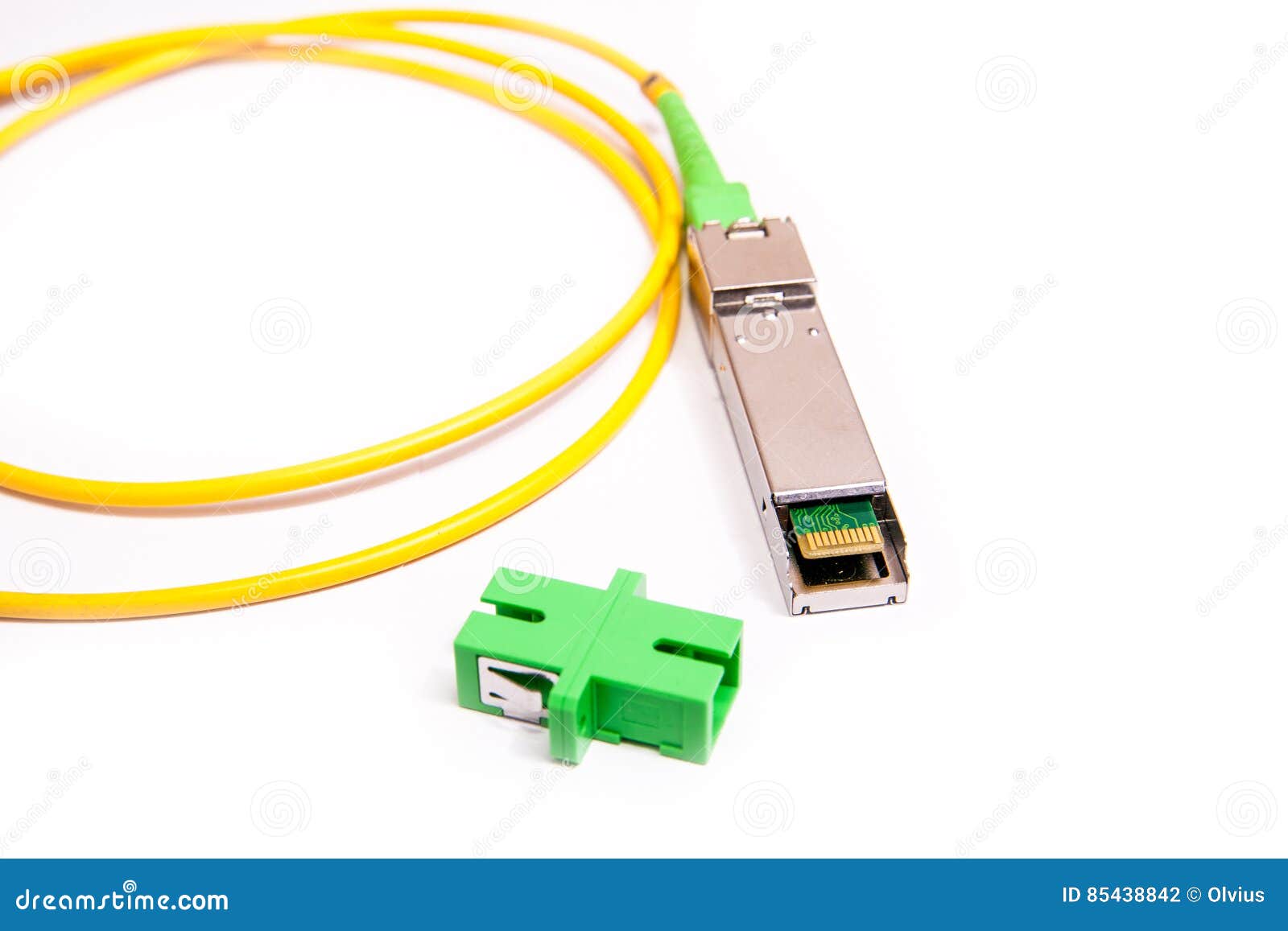 Optical Gigabit SFP Module for Network Stock Photo - Image of global ...