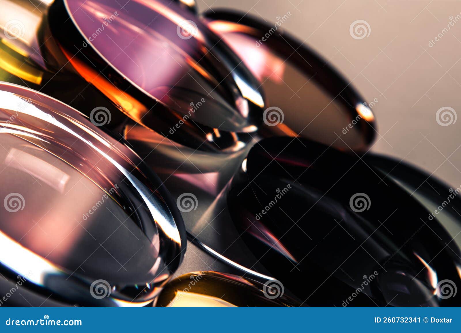 Optical Glass Lens Coating stock image. Image of glasses - 260732341