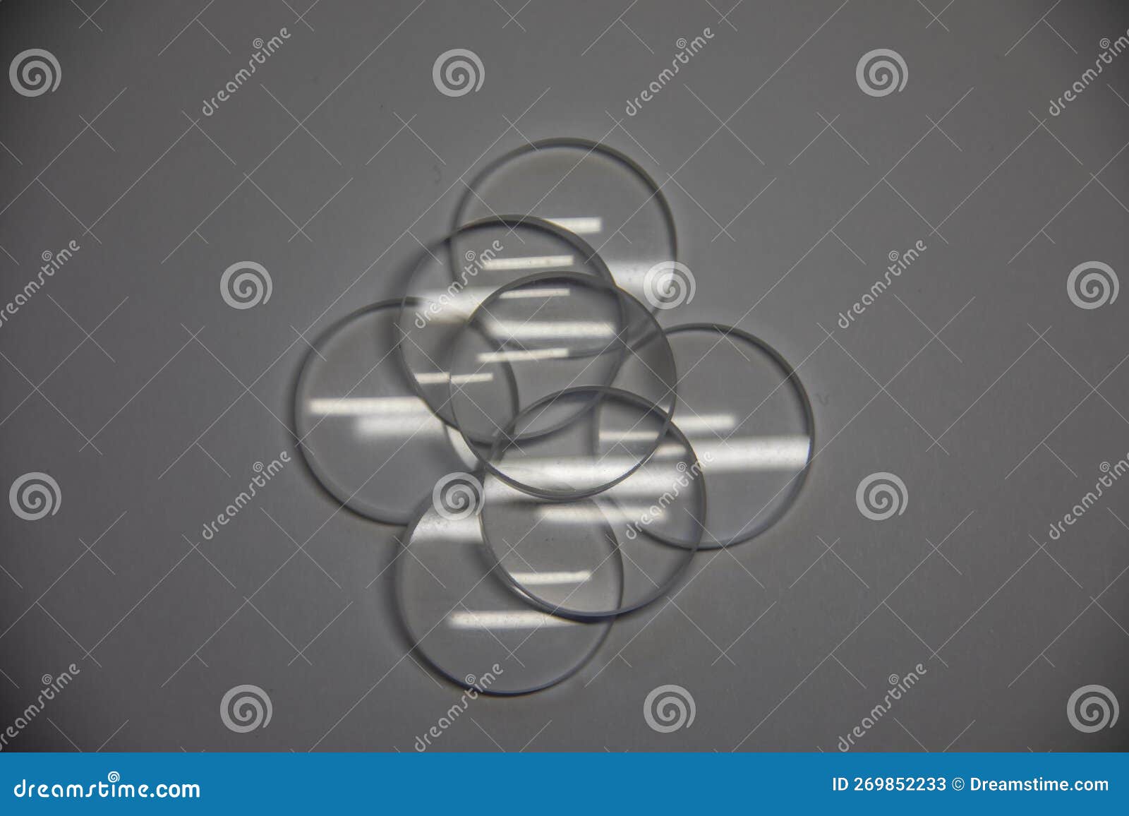 Optical Glasses As Magnifying Glasses Stock Image - Image of light ...
