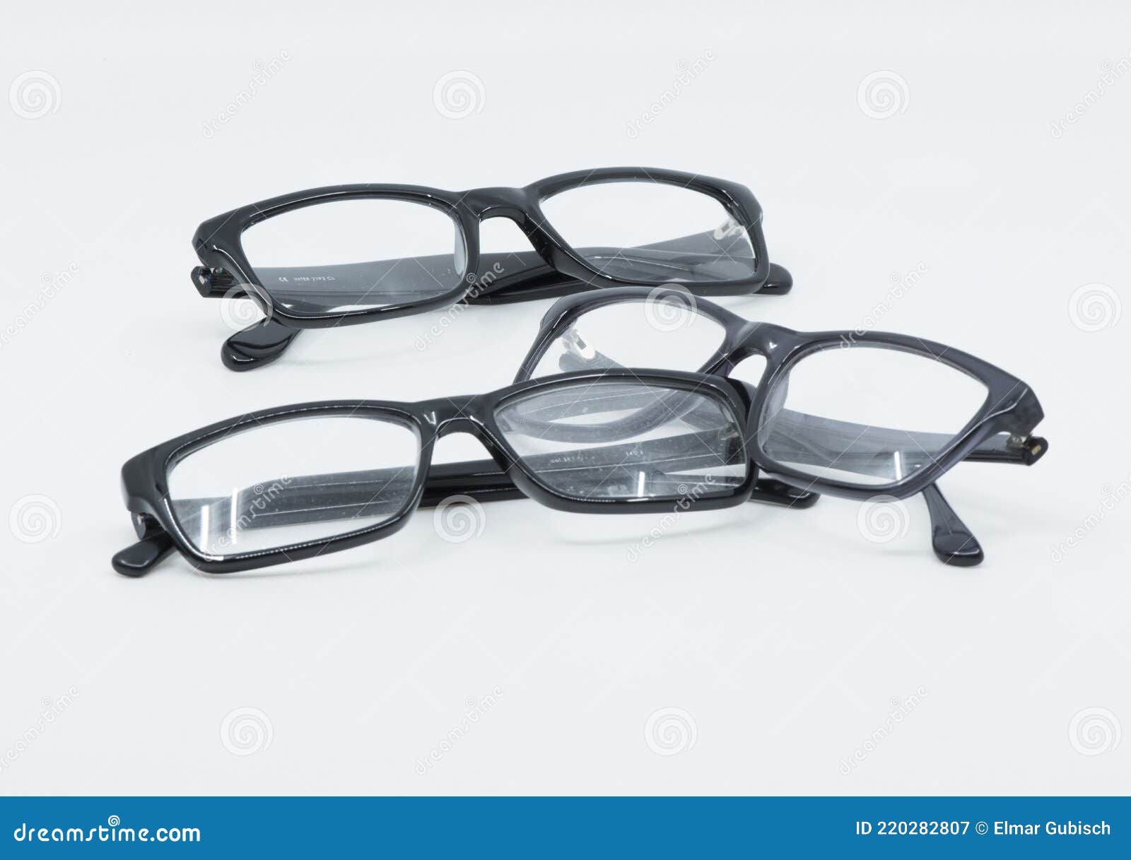 Optical Glasses with Frame As Visual Aid Stock Image - Image of glasses ...
