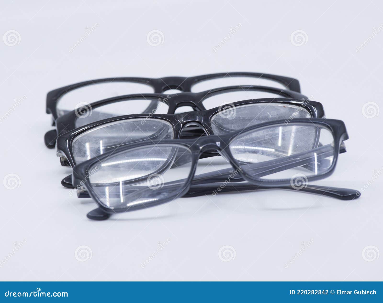Optical Glasses with Frame As Visual Aid Stock Photo - Image of glass ...