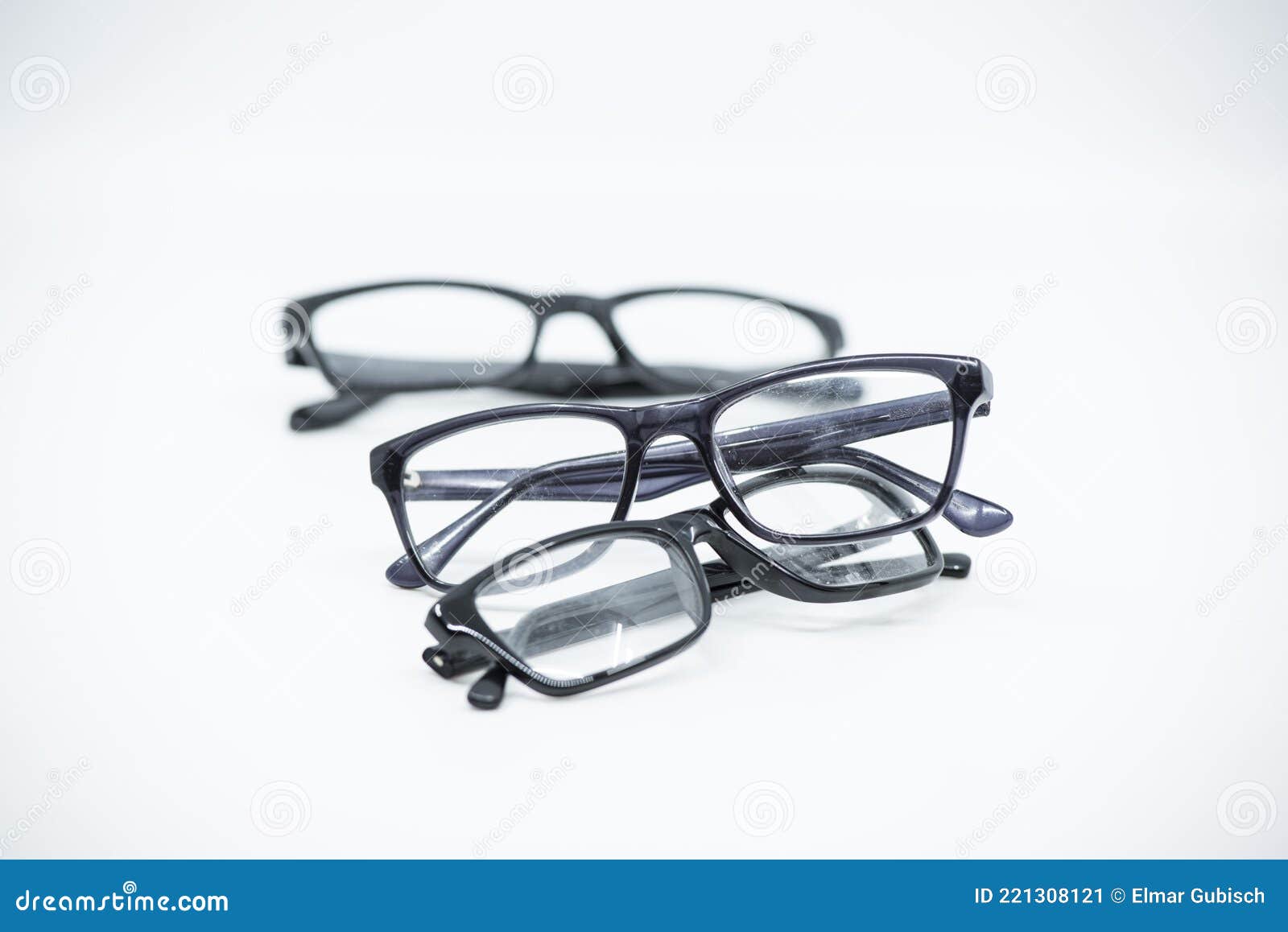 Optical Glasses with Frame As Visual Aid Stock Image - Image of visual ...
