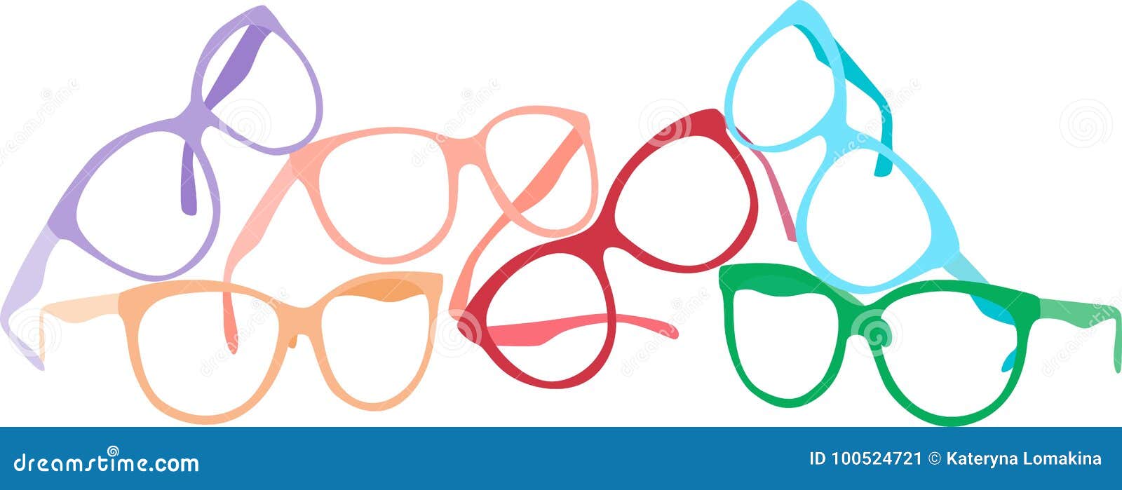 Optical glasses model stock vector. Illustration of hipster - 100524721