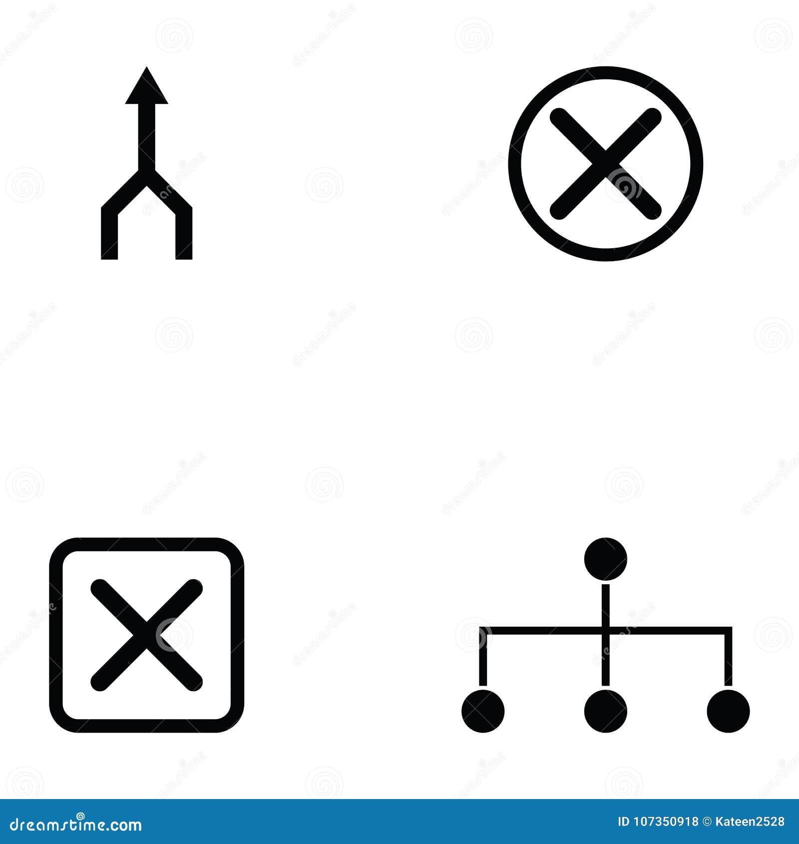 Optical icon set stock vector. Illustration of vision - 107350918