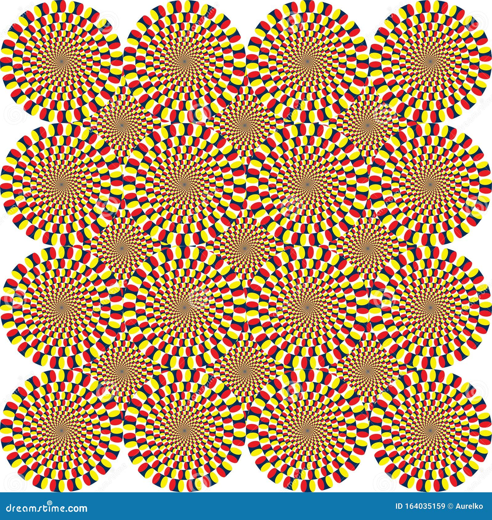 Illusion red stock vector. Illustration of graphic, endless - 164035159