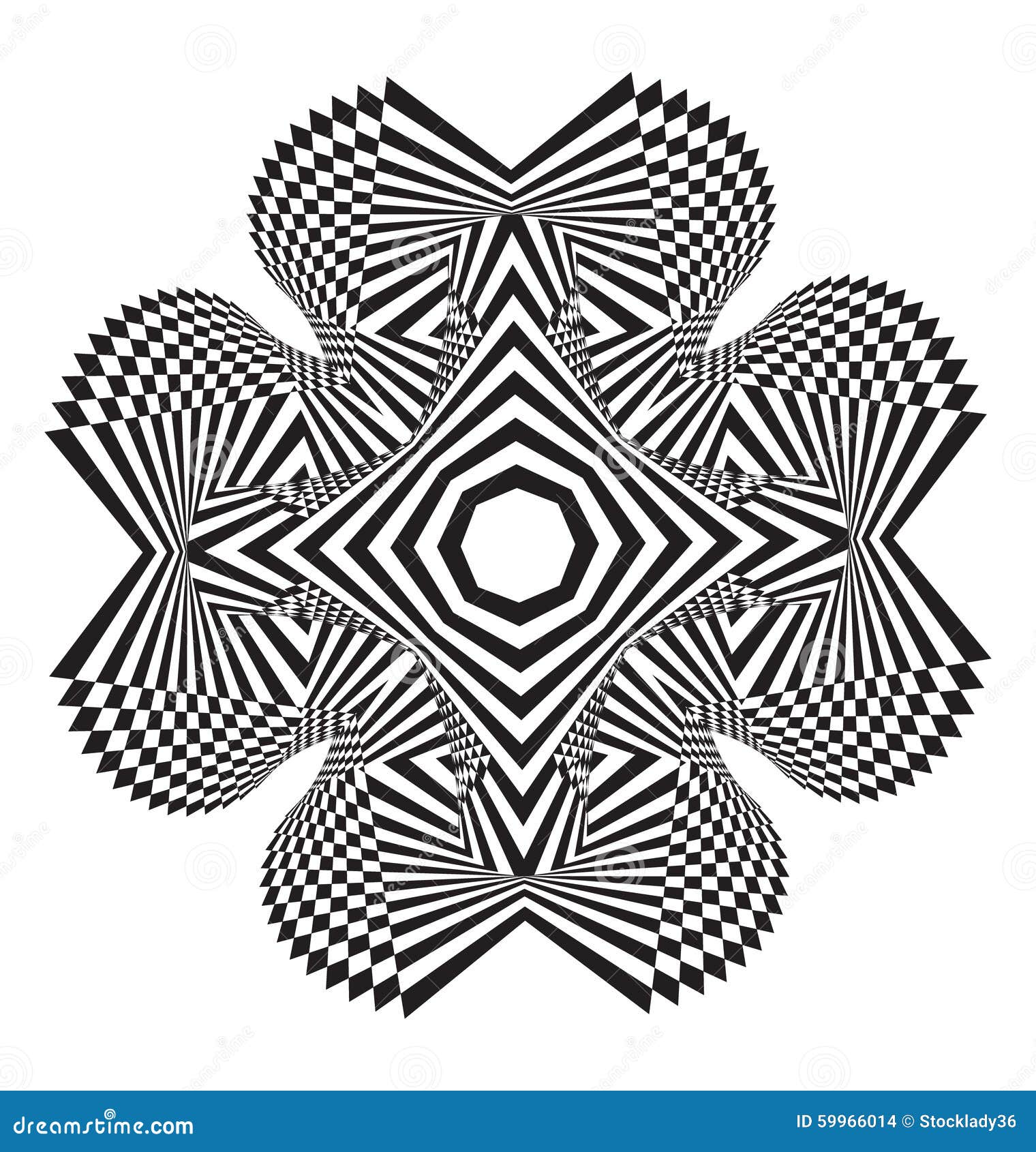 Optical Illusion Abstract Element Stock Illustration - Illustration of ...