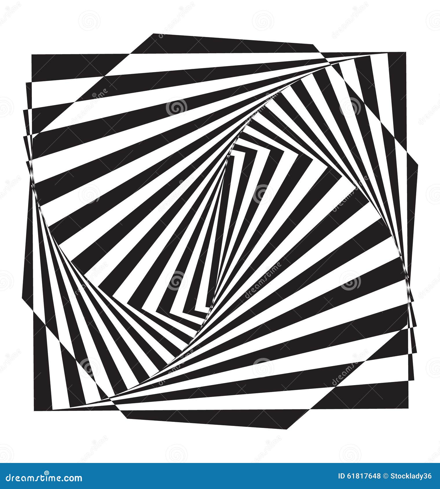 Optical Illusion Abstract Element Stock Illustration - Illustration of ...