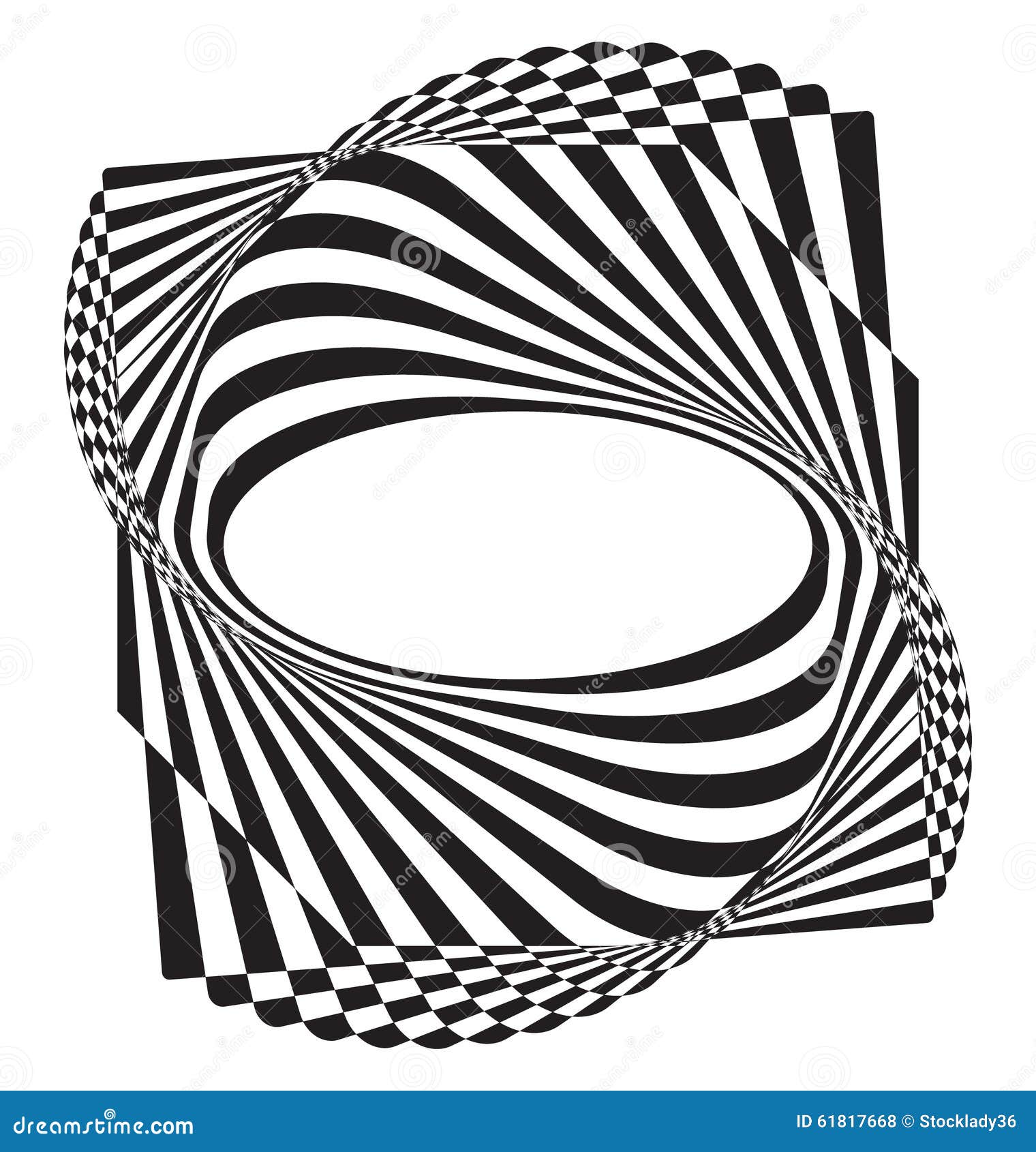 Optical Illusion Abstract Element Stock Illustration - Illustration of ...