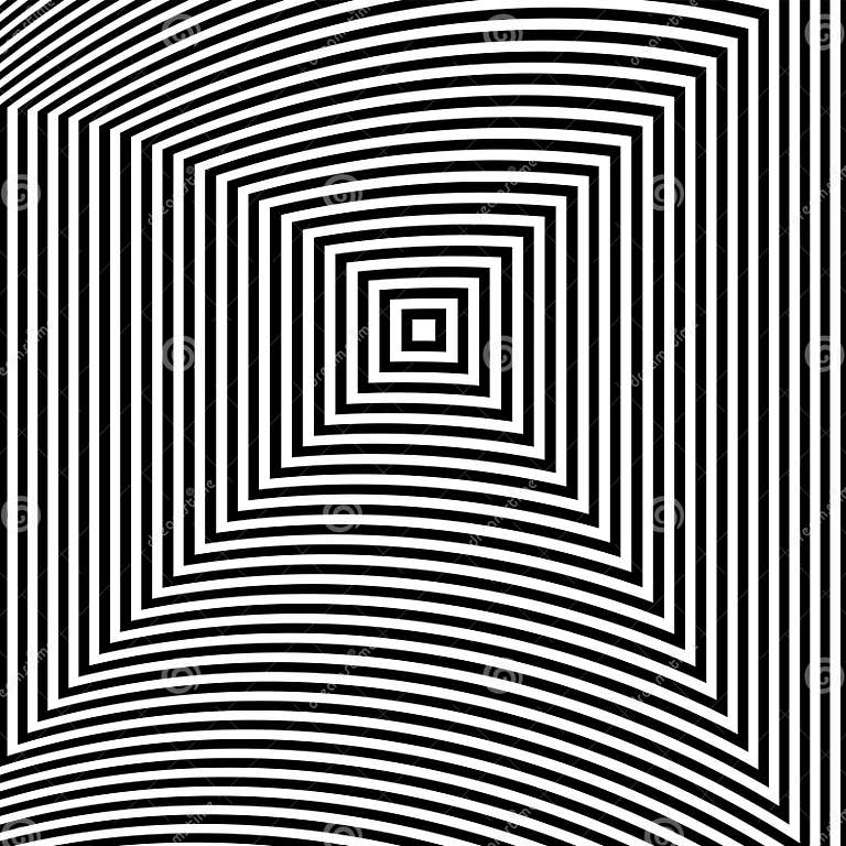 Optical Illusion Art Abstract Background Black And White Monochrome