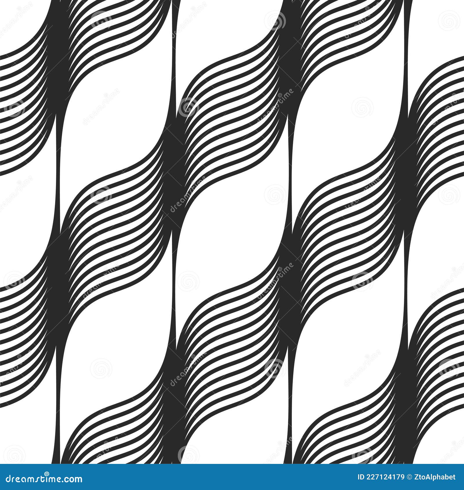Optical Illusion Art Waves Pattern Stock Vector - Illustration of ...