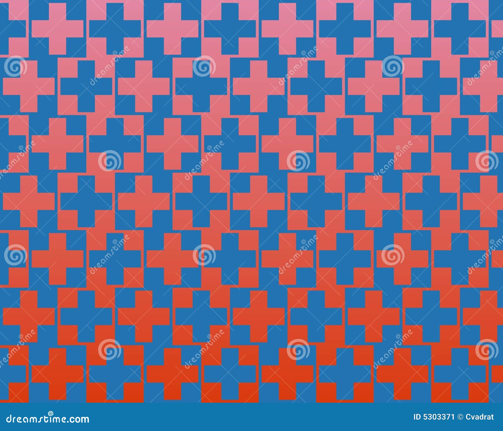 Optical Illusion Caffee Wall Cross Variant Red Stock Illustration ...