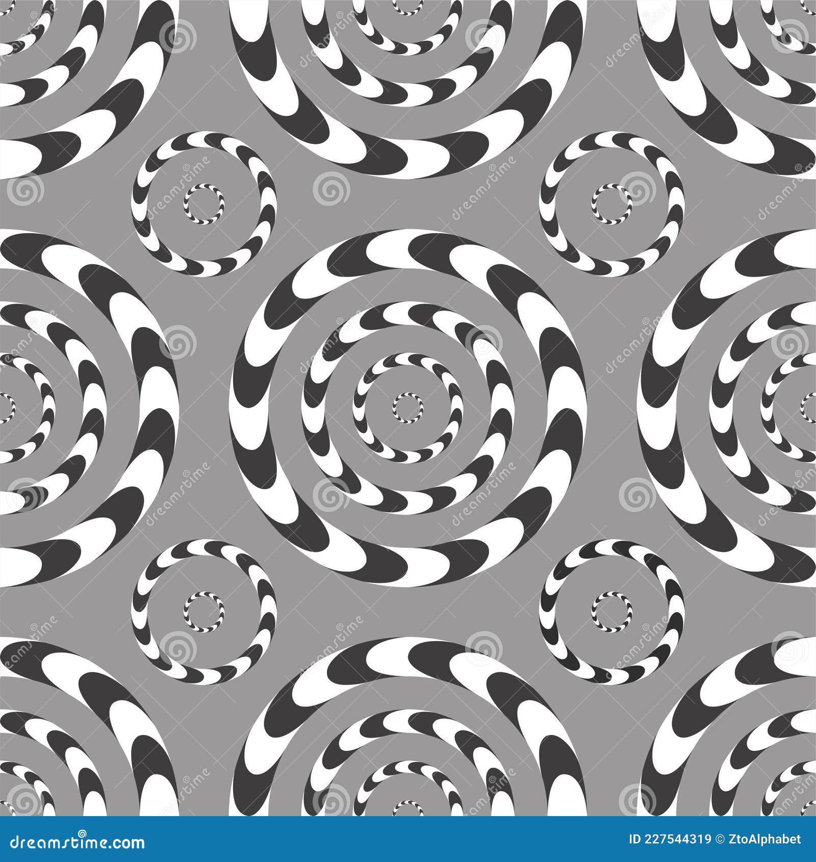 Optical Illusion Circle Flow Pattern Stock Vector - Illustration of ...