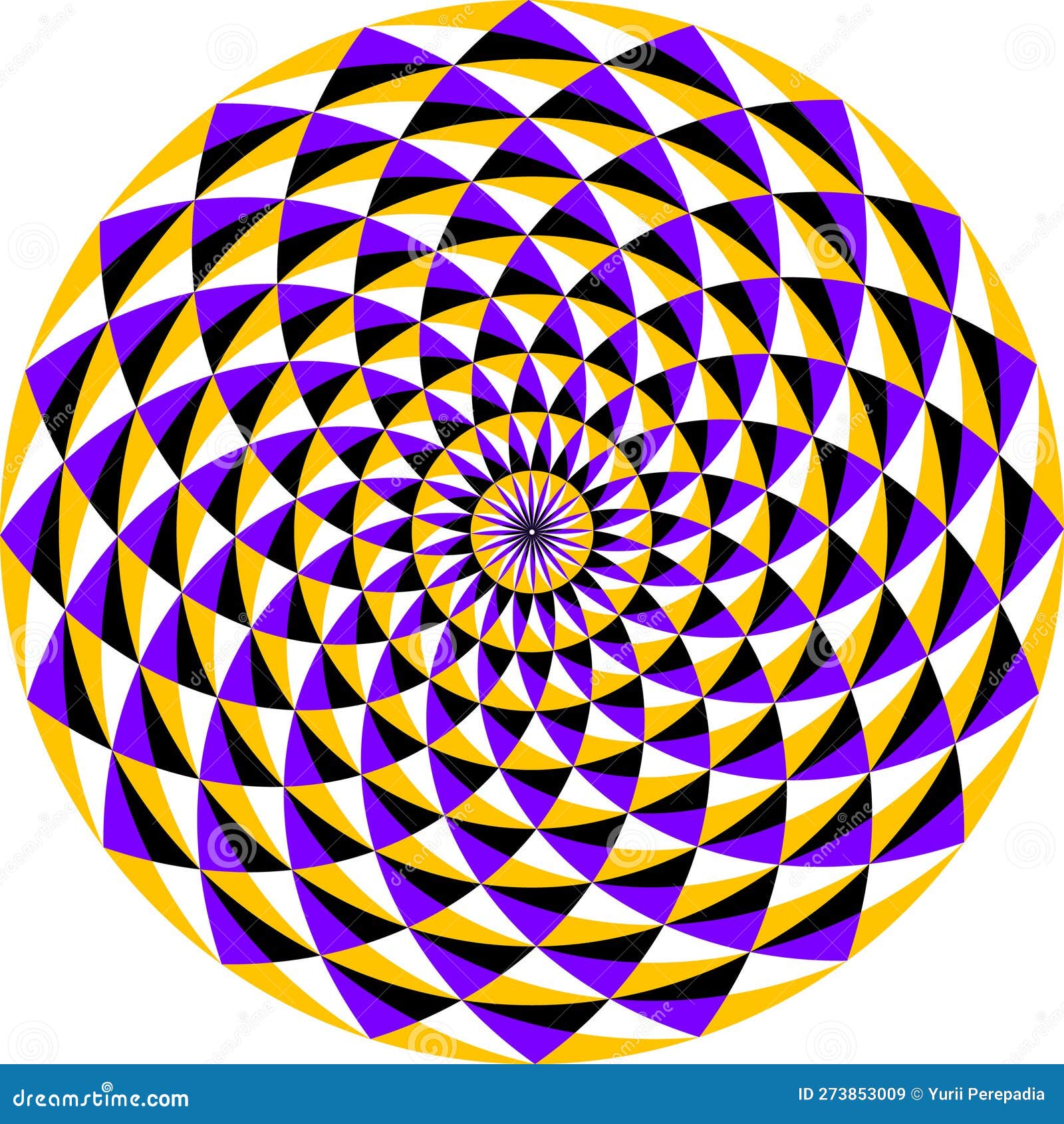 Moving Colorful Spiral Lines Of Abstract Black Background. Fractal ...