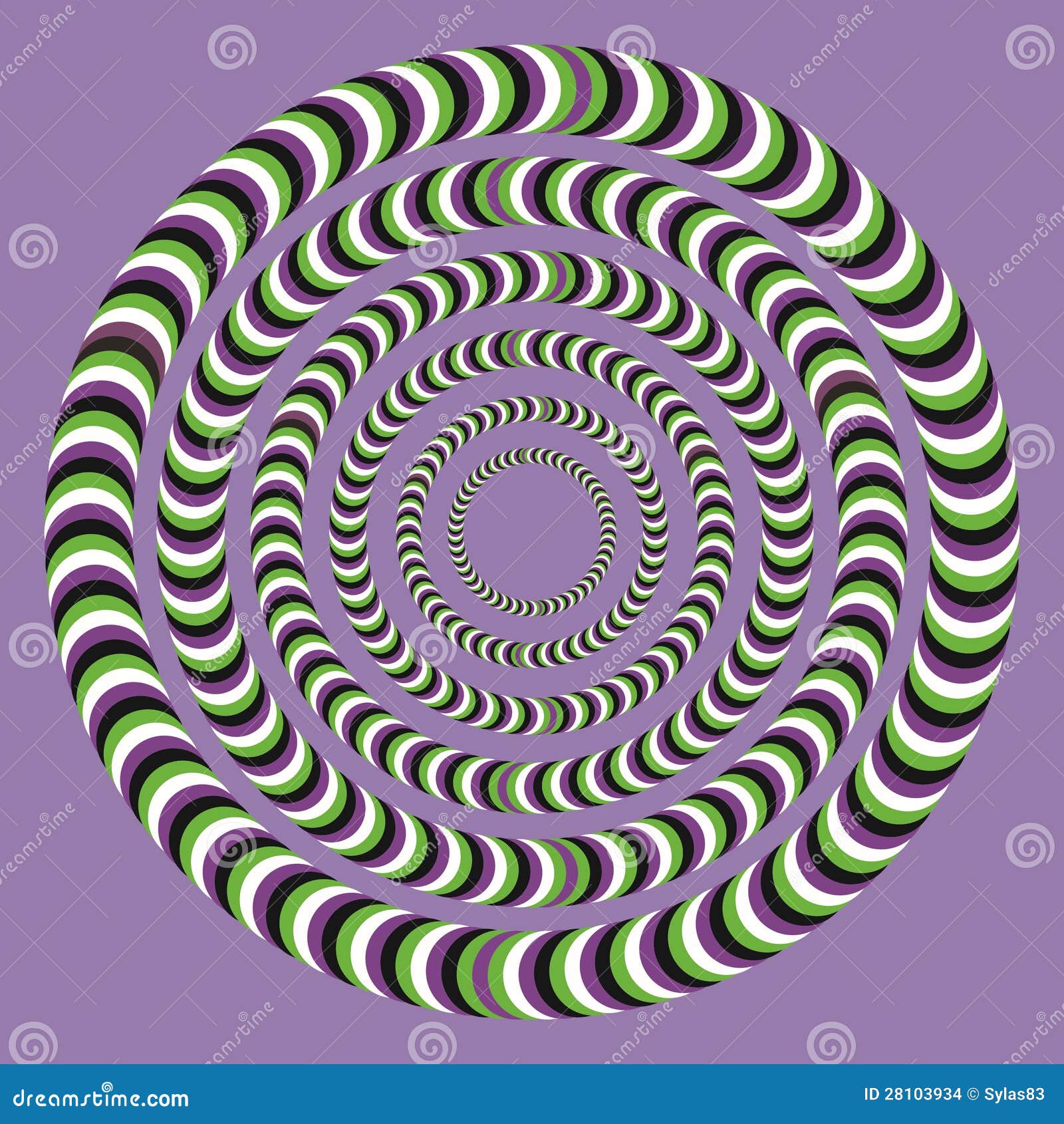 Optical Illusion, Colorful Blocks Stock Illustration - Illustration of ...