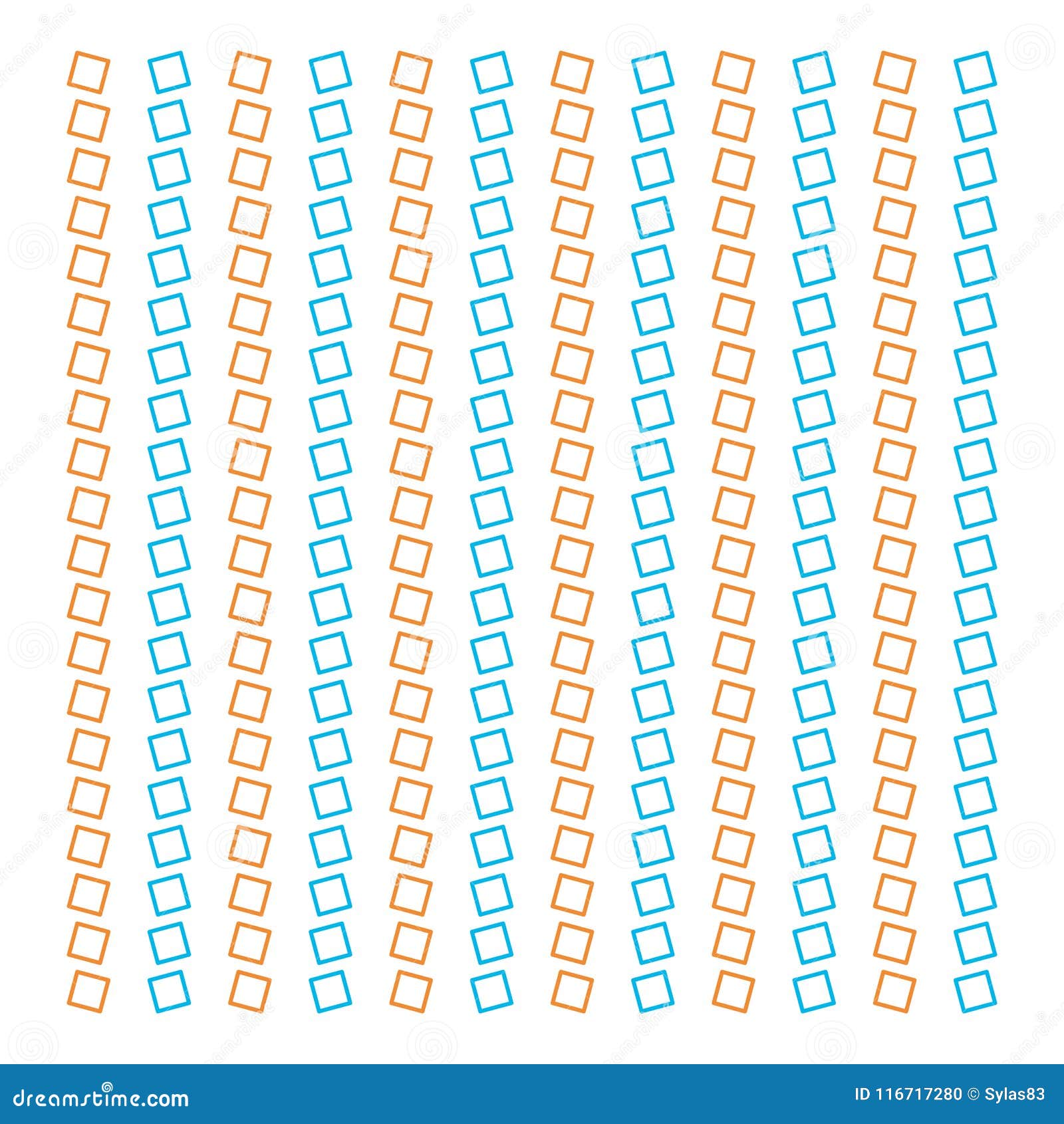 Optical Illusion, Colorful Blocks, Different Shapes Stock Vector ...