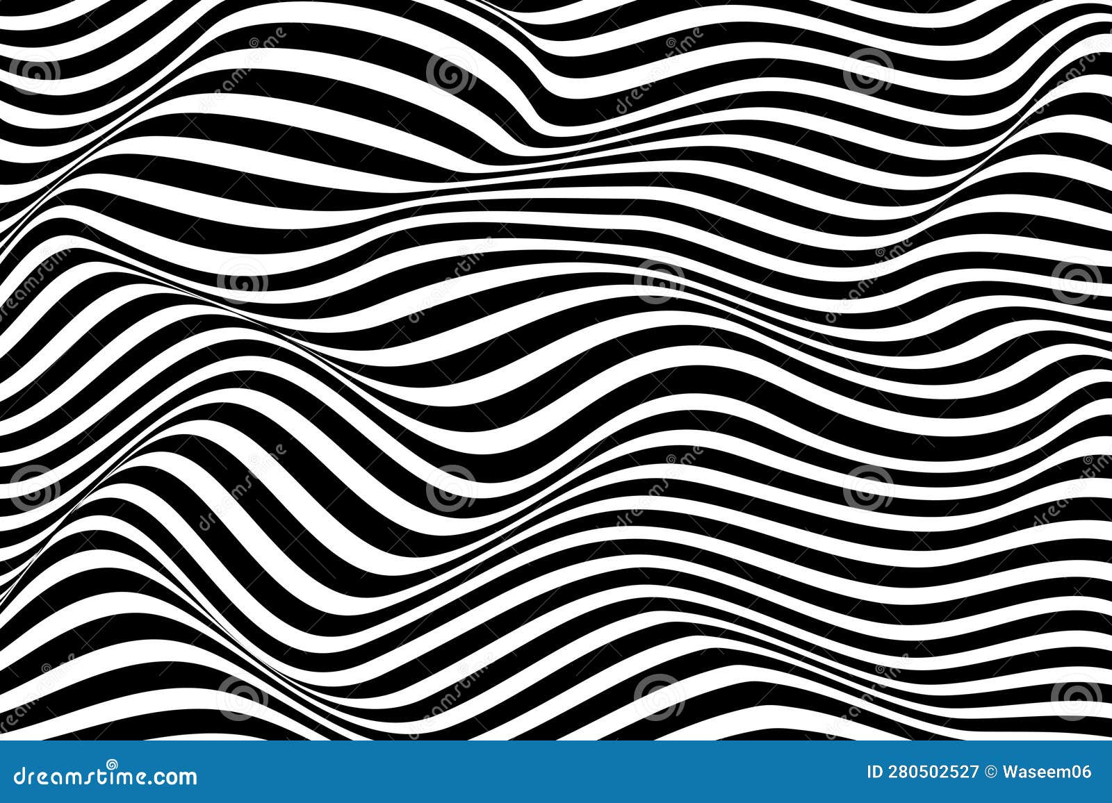 Optical Illusion Distorted Ripple Effect Wave Pattern Stock Vector ...