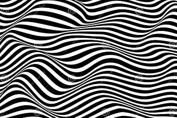 Optical Illusion Distorted Ripple Effect Wave Pattern Stock Vector ...