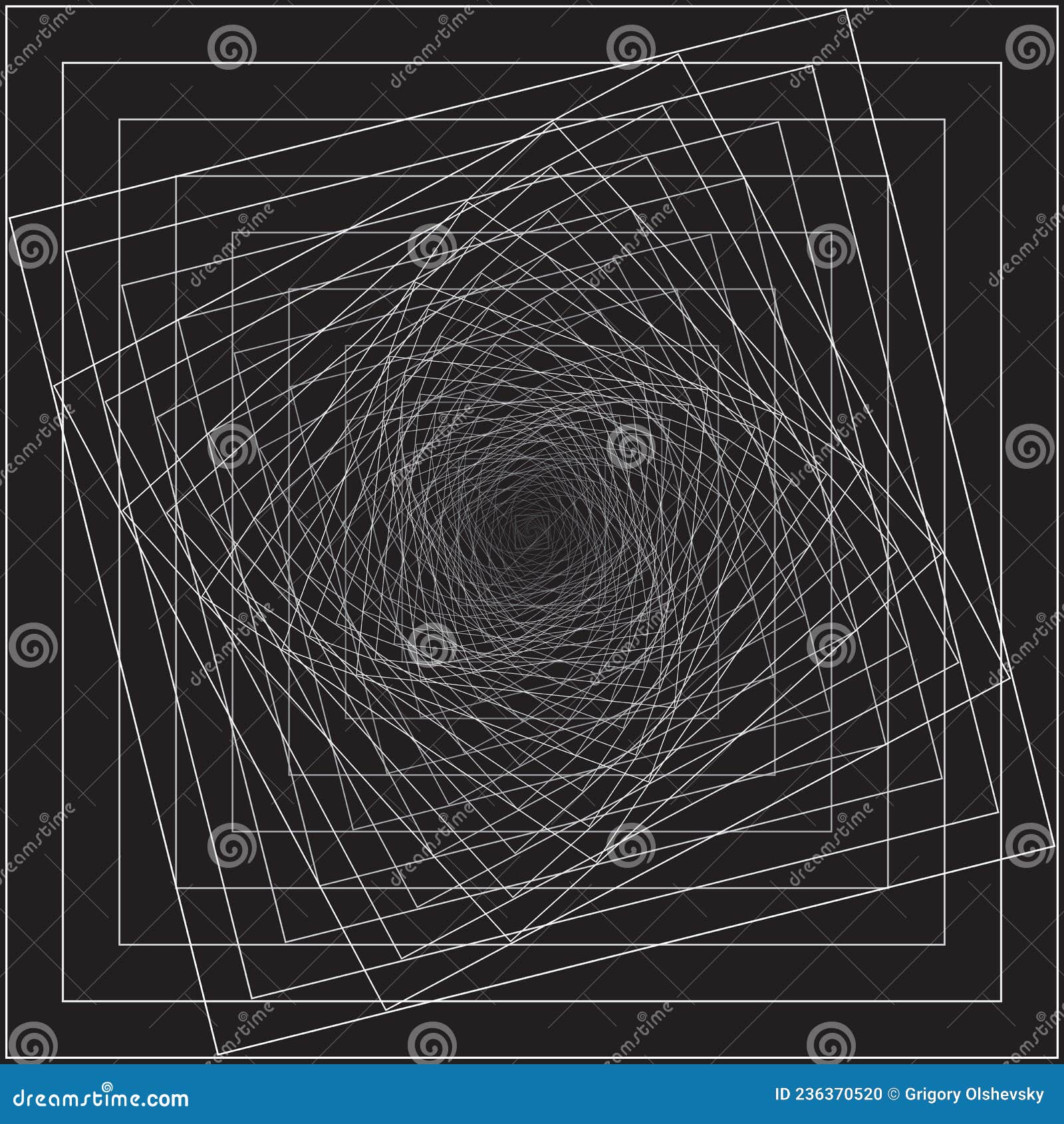 Optical Illusion. False-appearing Distortion of the Image Stock Vector ...