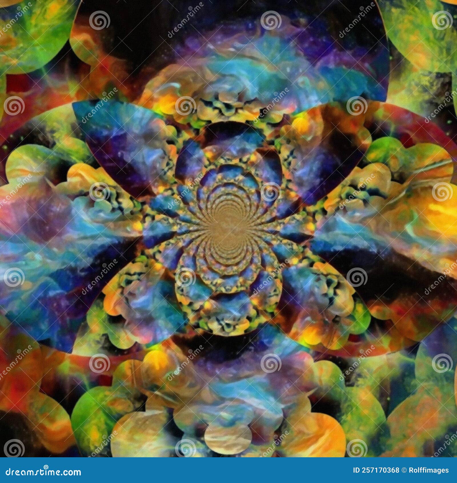 Optical illusion fractal stock illustration. Illustration of drawing ...