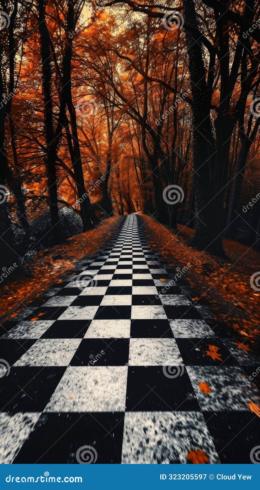 Optical Illusion with Halloween Ghost Paths Stock Illustration ...