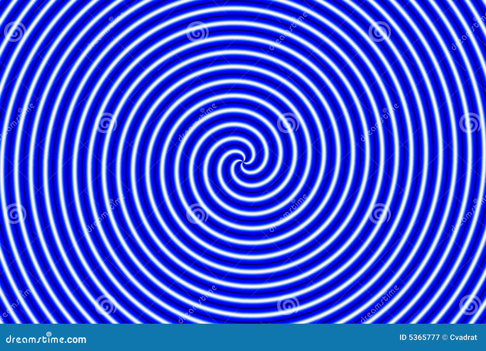 Optical Illusion Hypno Blue Stock Illustration - Illustration of ...