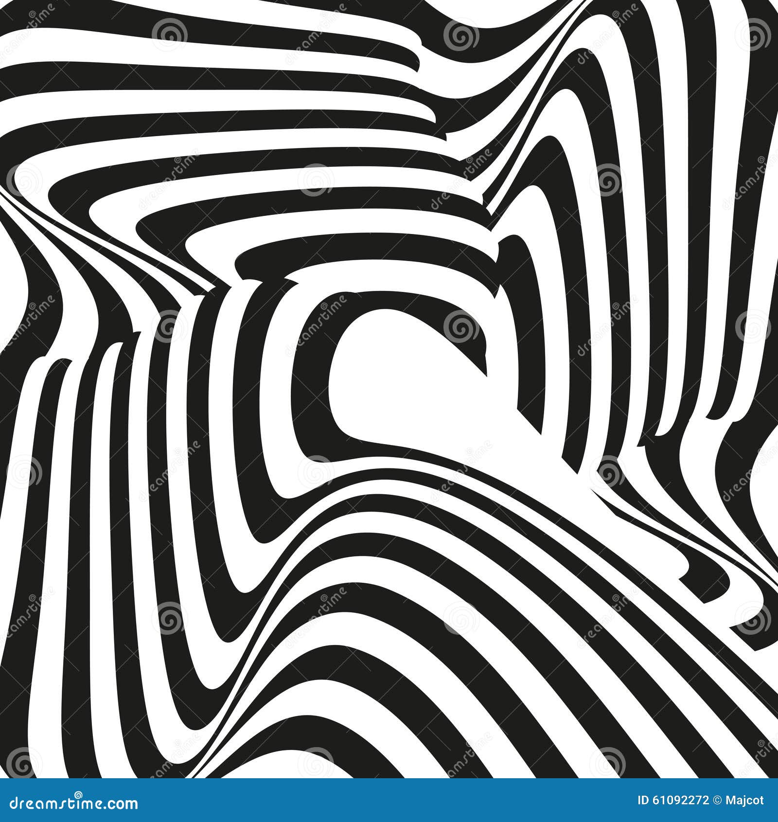 Optical Illusion Illustration Stock Vector - Illustration of effect ...