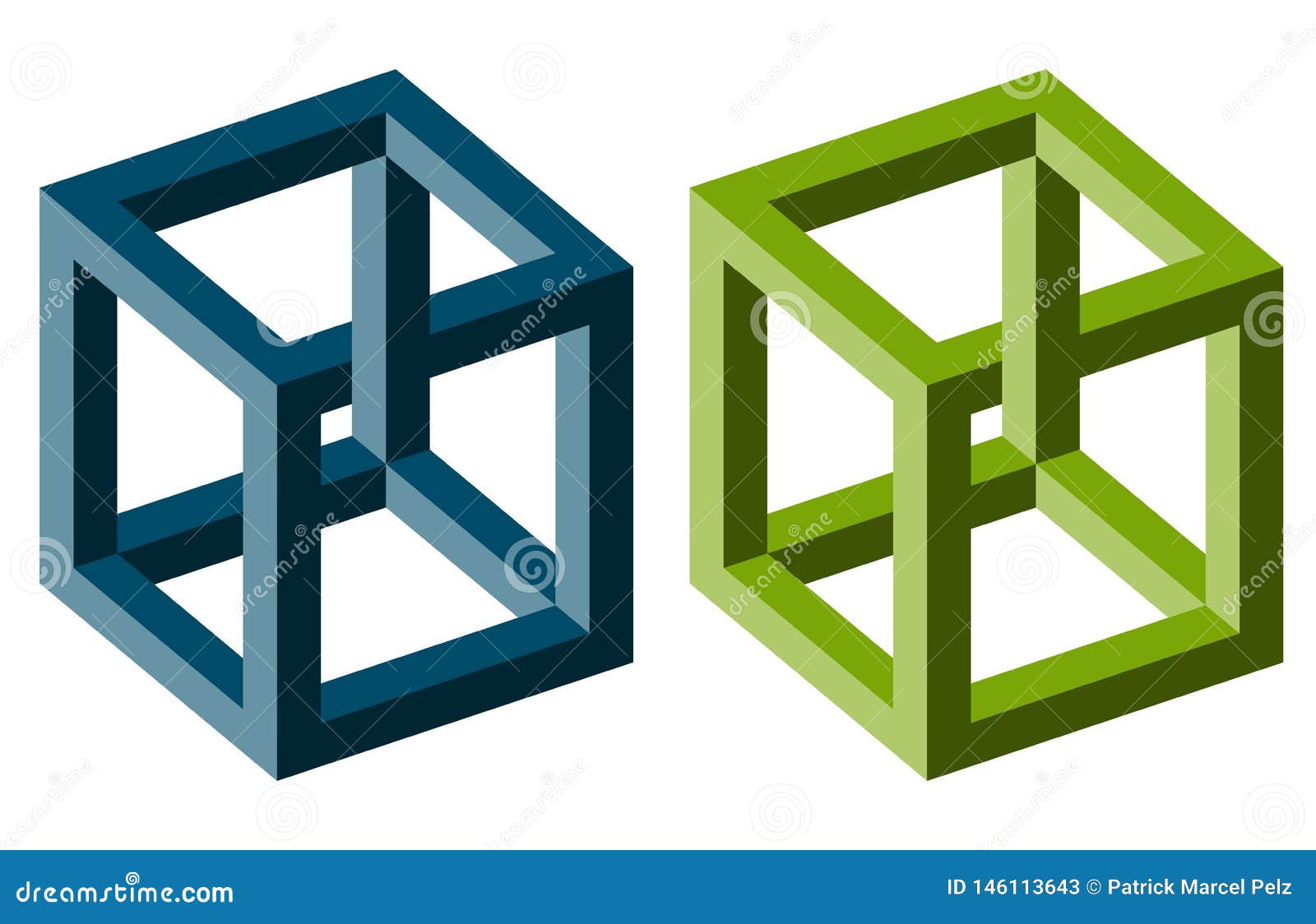 Optical illusion stock vector. Illustration of delusion - 146113643