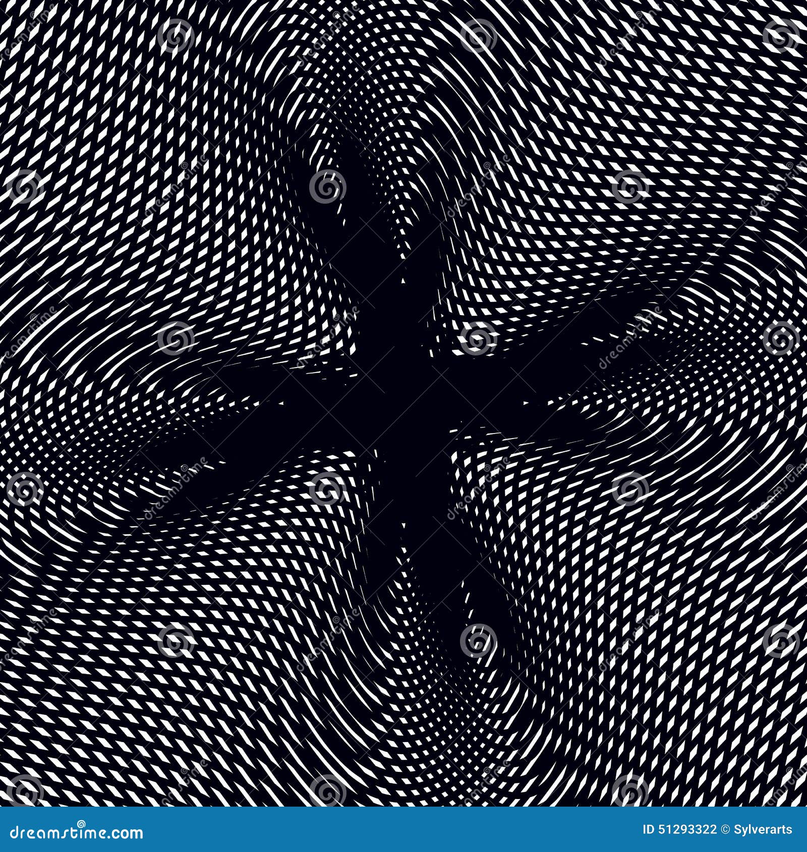 Optical Illusion, Moire Background, Abstract Stock Vector ...