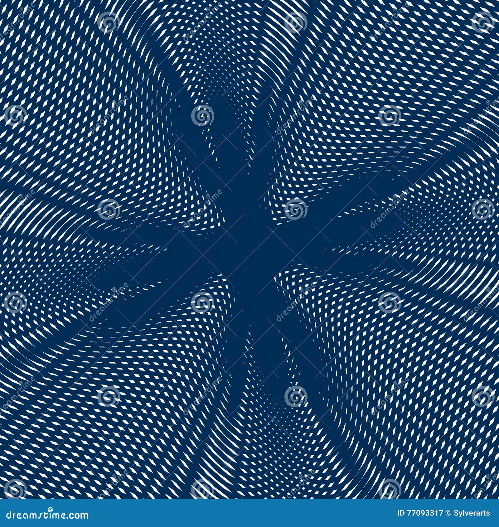 Optical Illusion, Moire Vector Background, Abstract Lined Monochrome ...