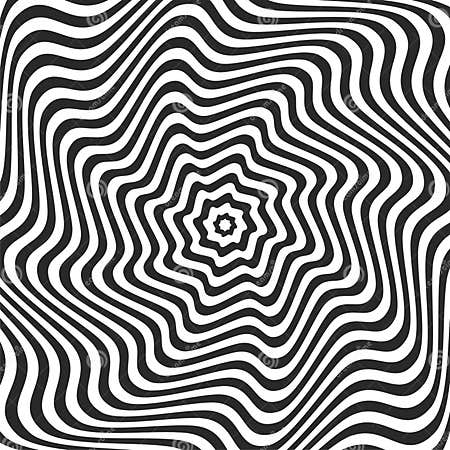 Optical Illusion Octagon Art Patterns Stock Vector - Illustration of ...