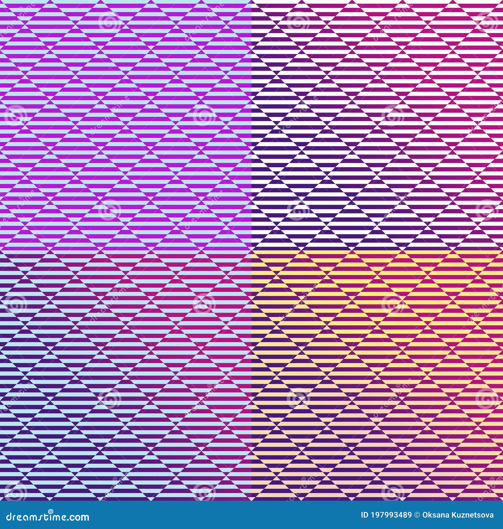 Pattern on the Gradient. Optical Illusion Pattern. Lilac Base. Content ...
