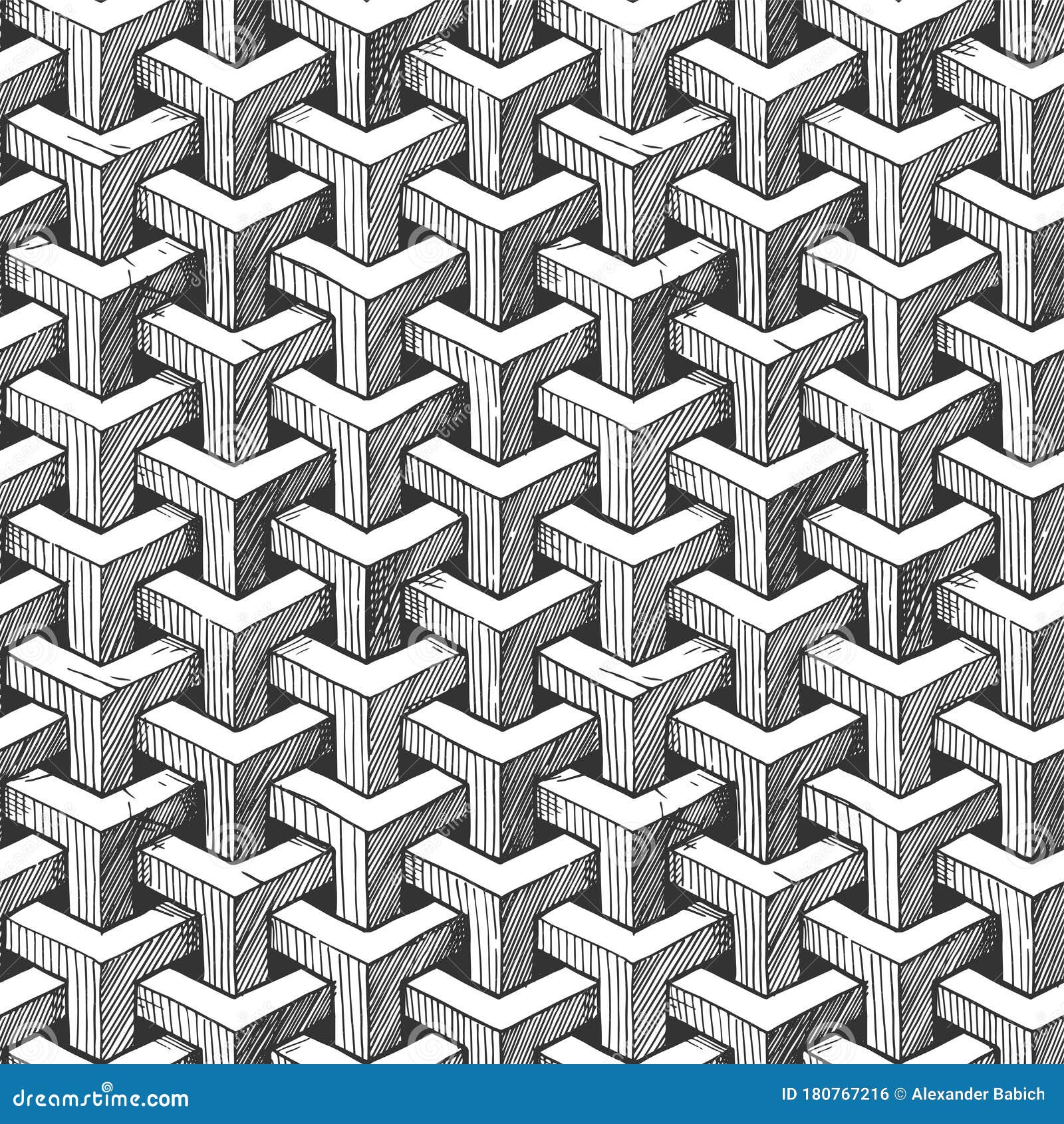 Optical illusion pattern stock vector. Illustration of drawn - 180767216