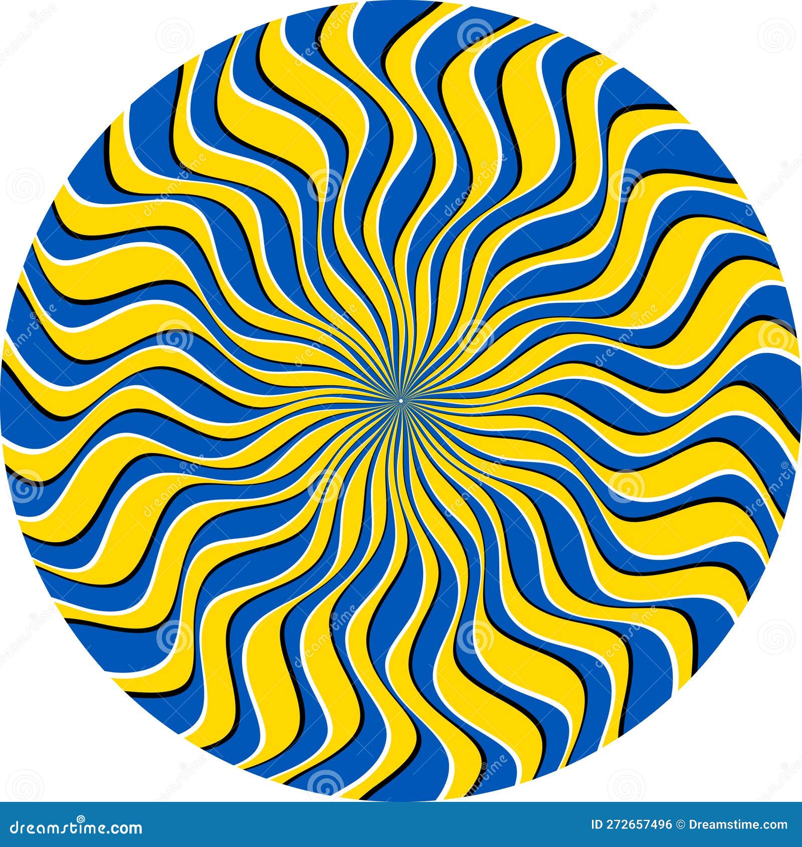 Moving Optical Illusion Circles
