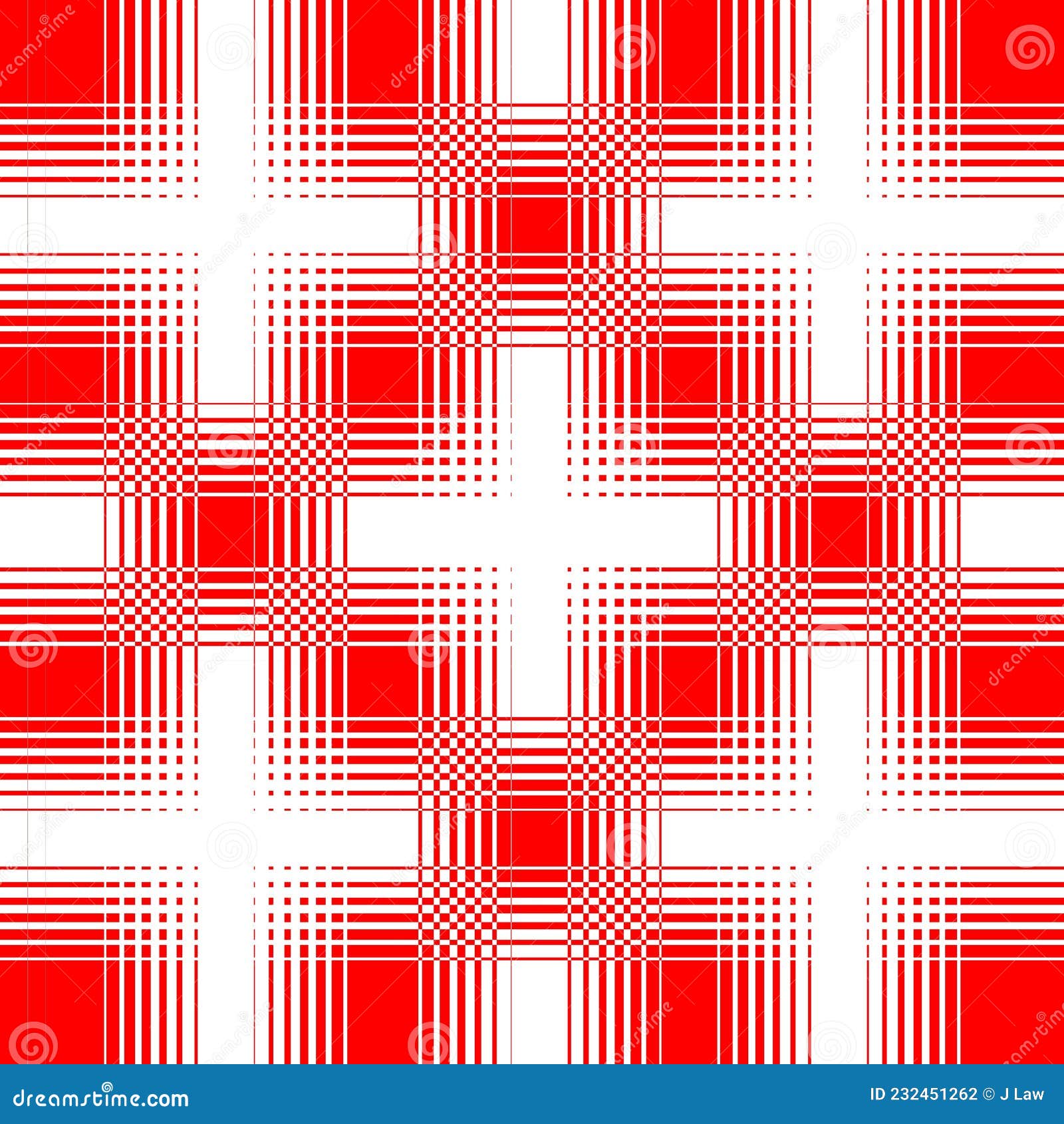 Optical Illusion with Patterned Glass in Vivid Red and Bright White ...