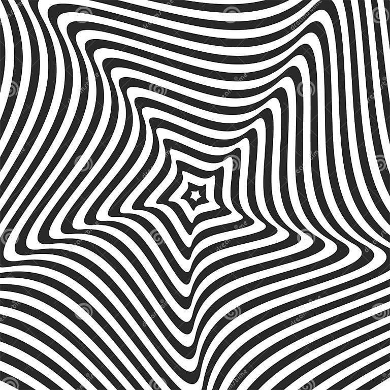 Optical Illusion Pentagon Art Patterns Stock Vector - Illustration of ...