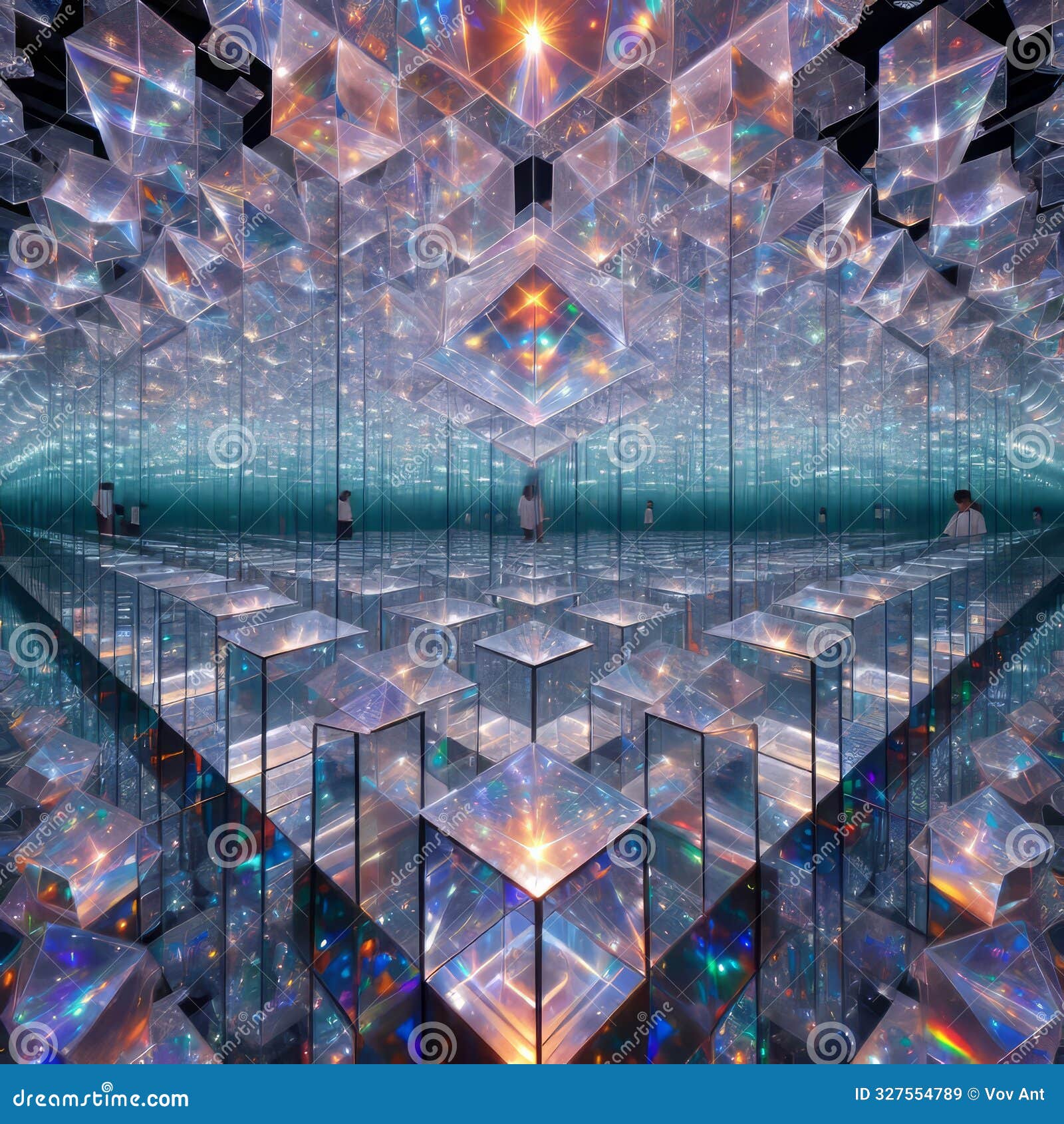 183 103. Optical Illusion Prism Installation_ an Installation M Stock ...