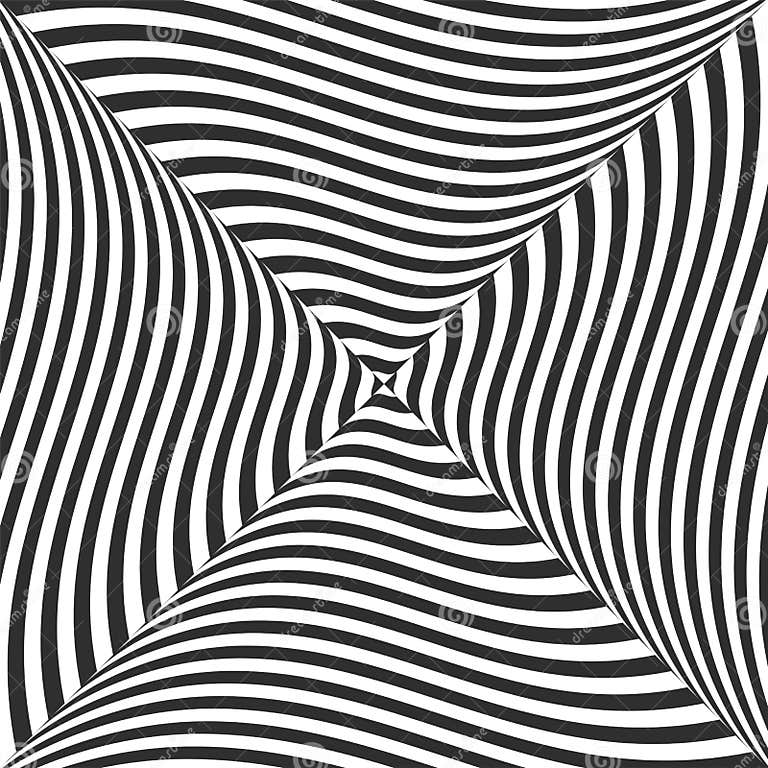 Optical Illusion Rectangular Abstract Pattern Stock Vector ...