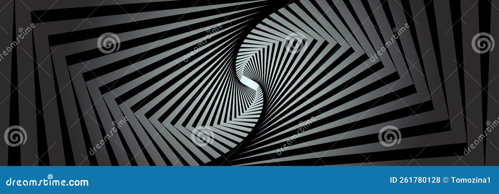 Illusion Of Rotation Whirl Movement. Lines Texture Cartoon Vector ...