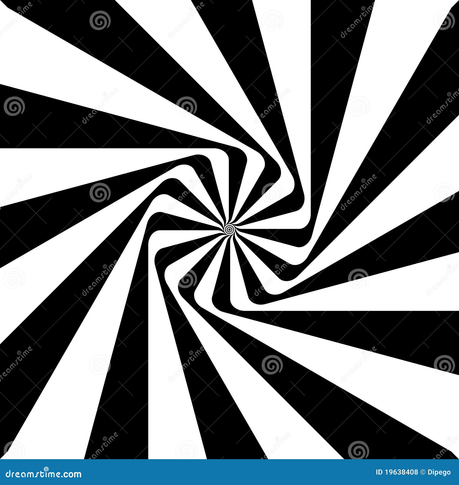 Optical illusion, round stock illustration. Illustration of deceptive ...