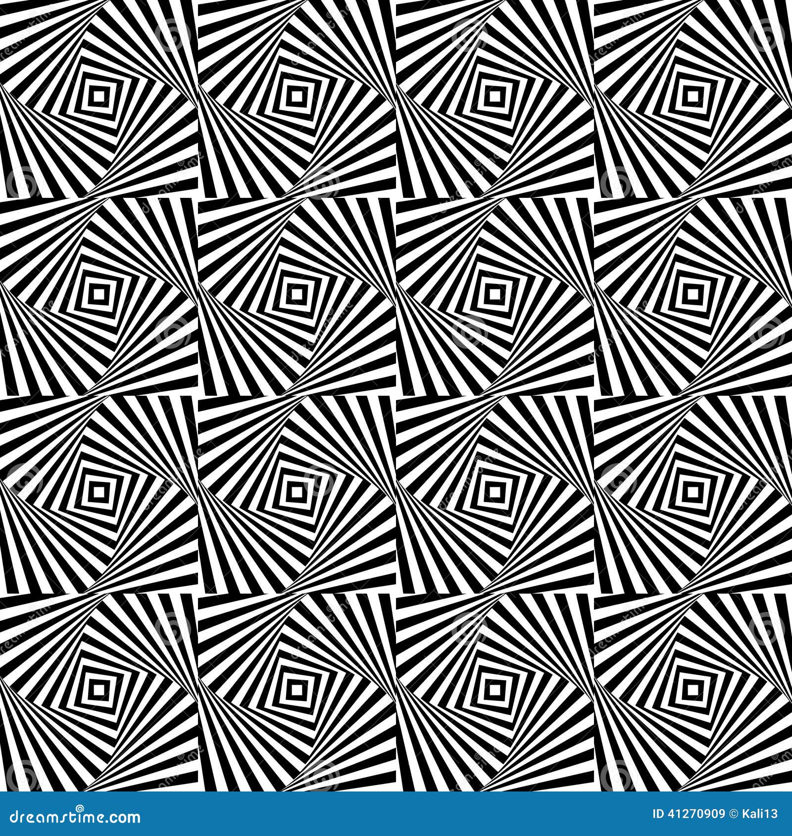 Optical Illusion, Seamless Pattern Eps 10 Stock Vector - Illustration ...