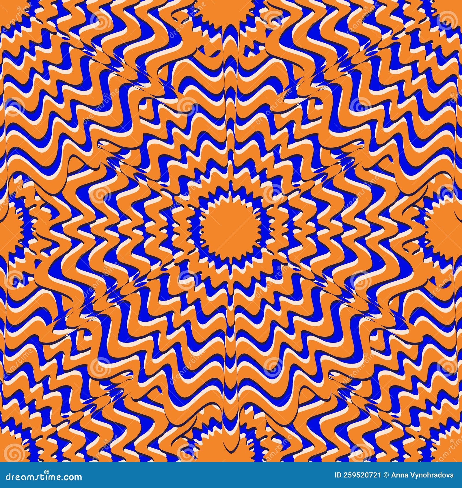 Optical Illusion Seamless Pattern. Moving Visual Hypnotic Stock Vector ... Optical Illusion Seamless Pattern. Moving Visual Hypnotic Stock Vector ...