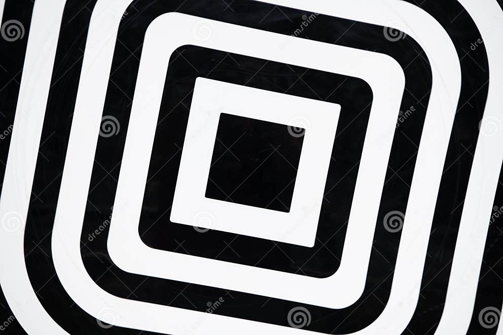 Optical Illusion of Square. Abstract Geometrical Background ...