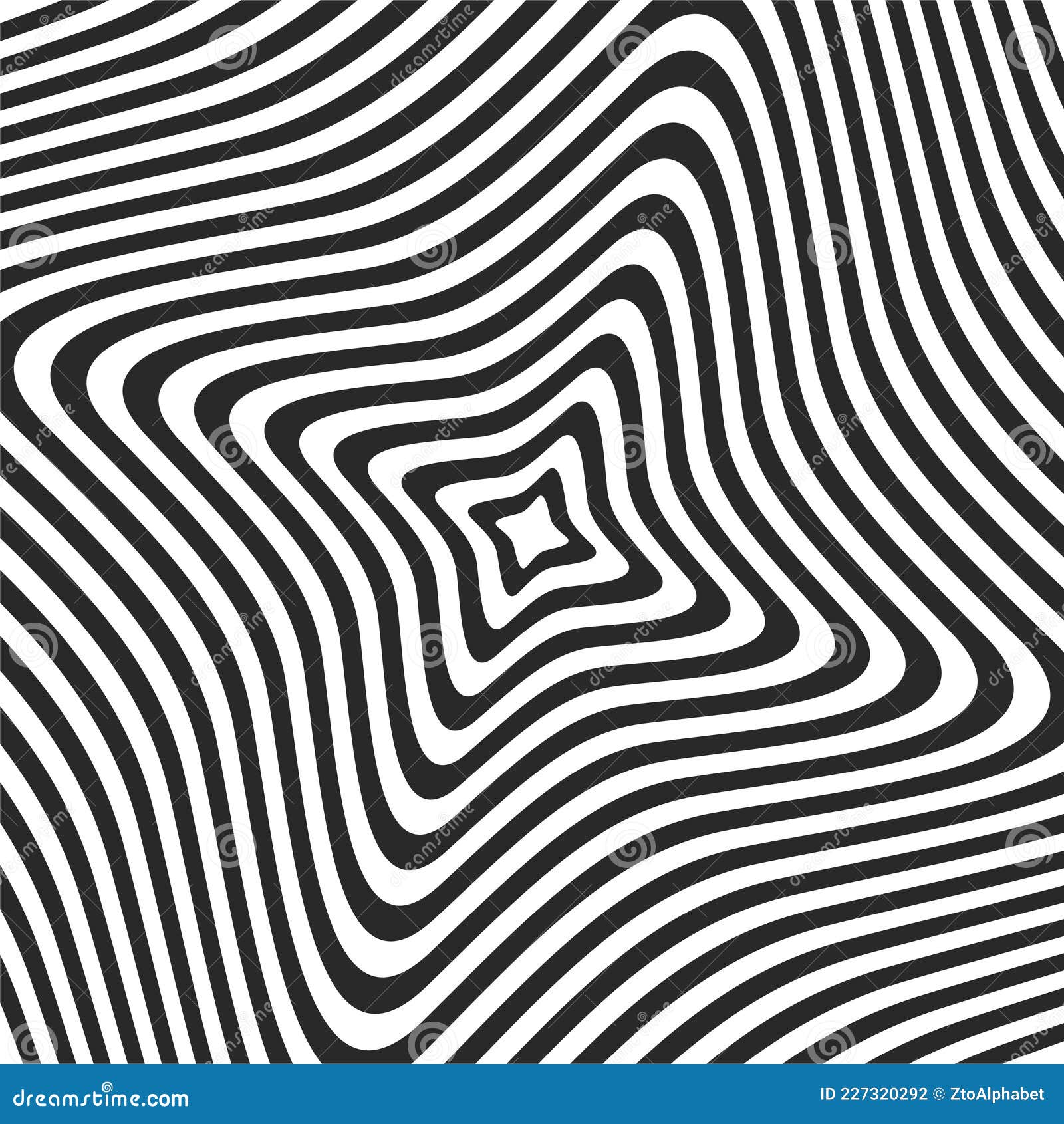 Optical Illusion Square Art Patterns Stock Vector - Illustration of ...