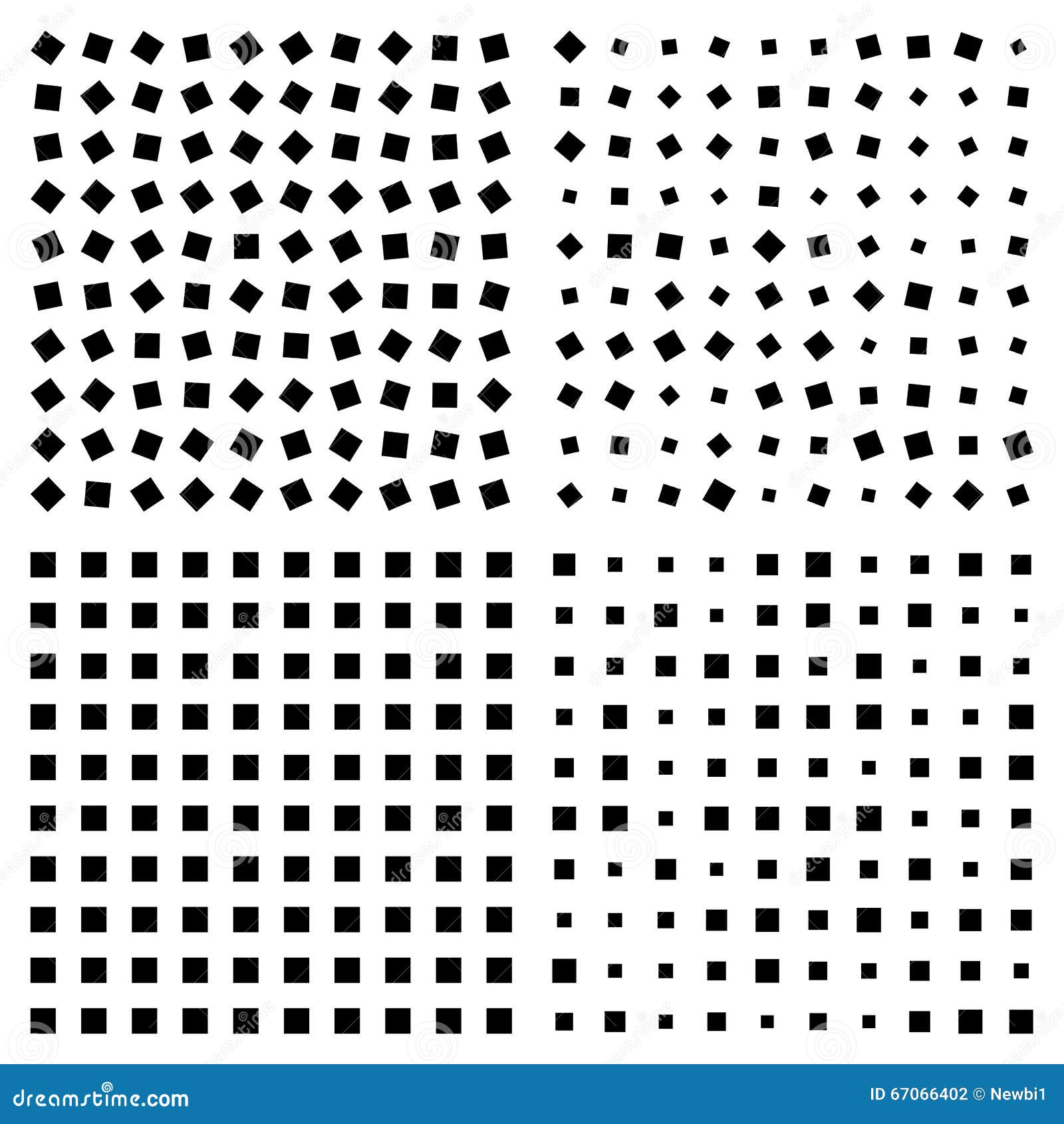 Optical Illusion. Squares Patterns Stock Vector - Illustration of group ...