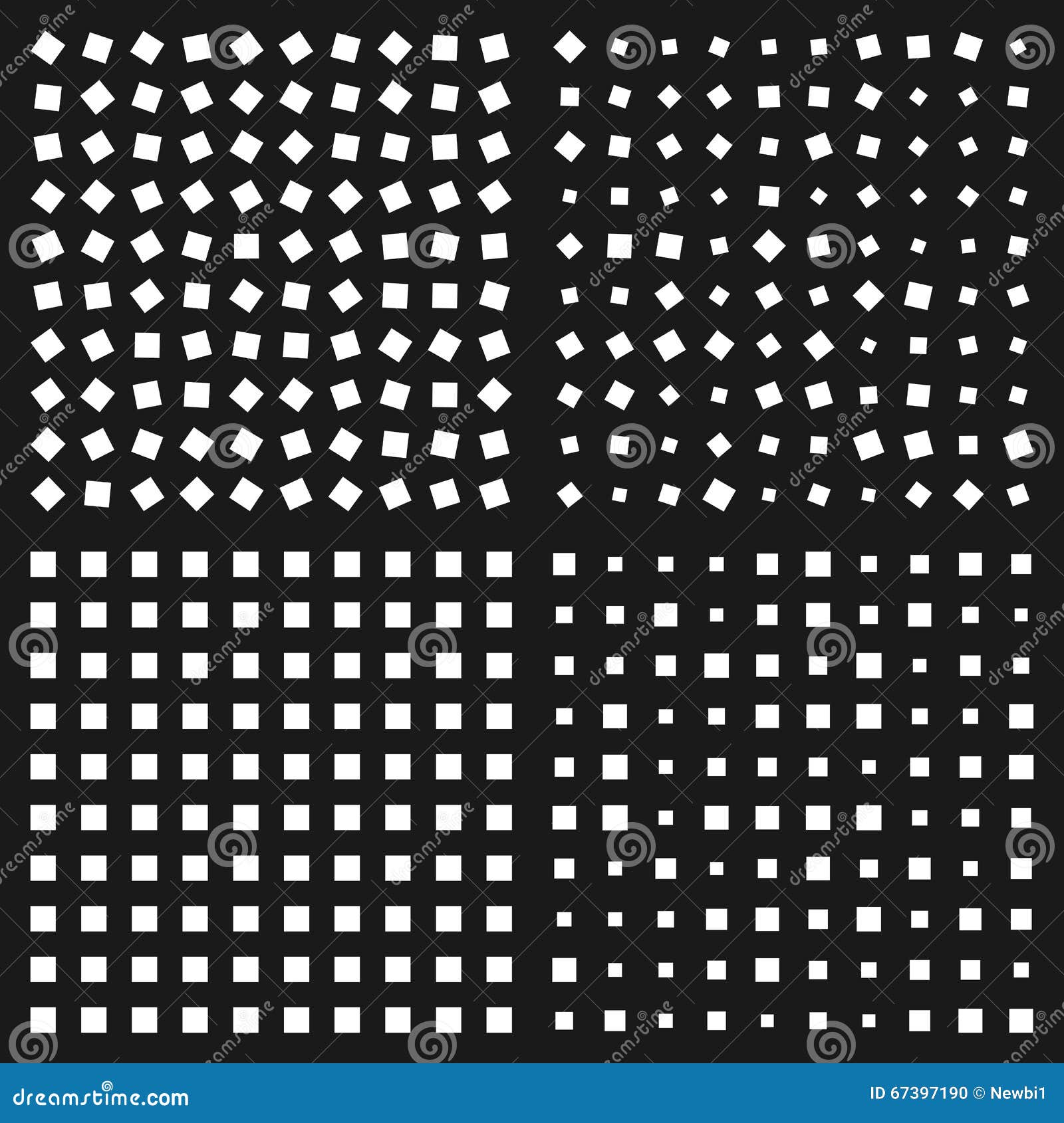 Optical Illusion. Squares Patterns Stock Vector - Illustration of ...