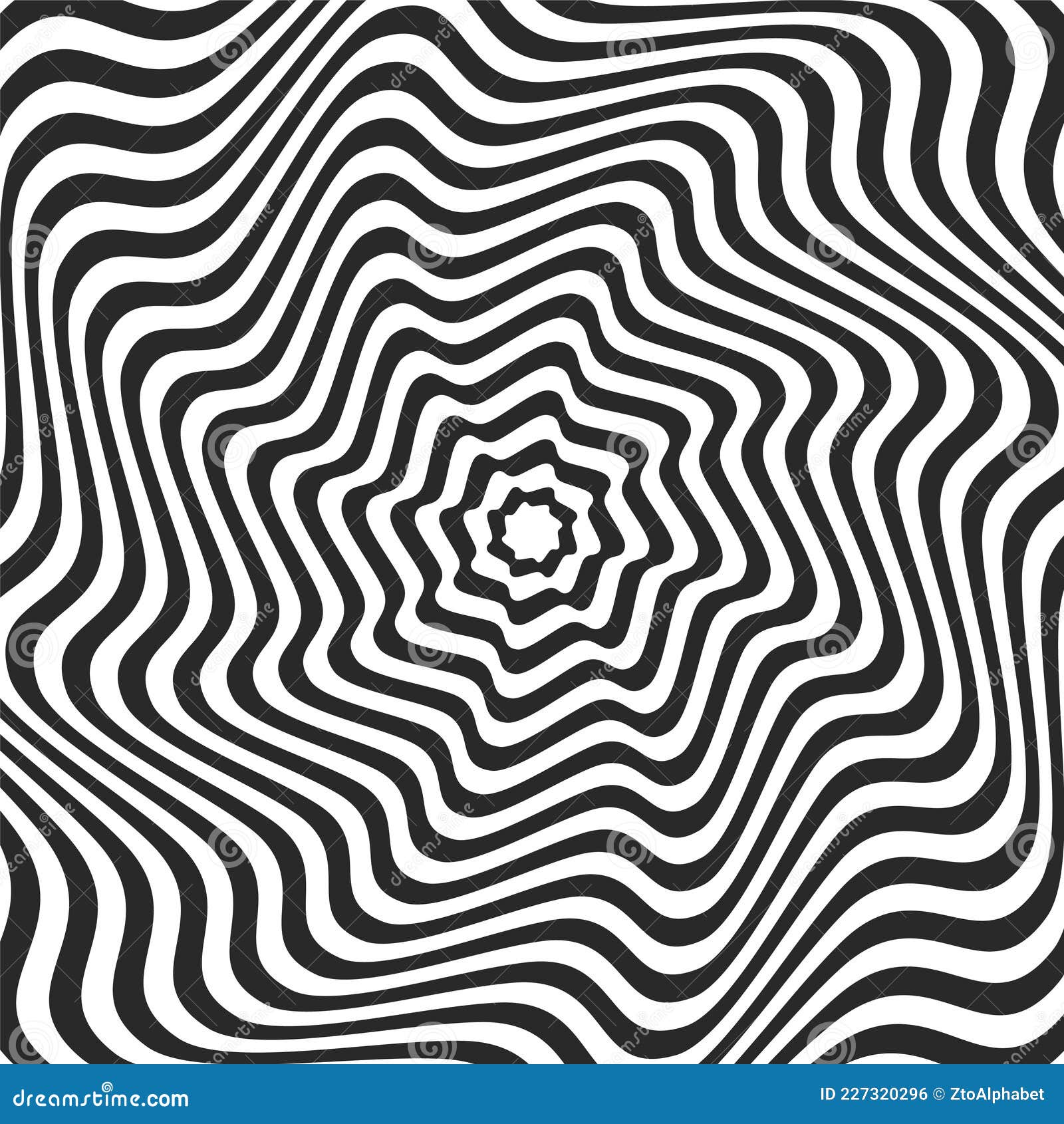 Optical Illusion Star Art Patterns Stock Vector - Illustration of ...